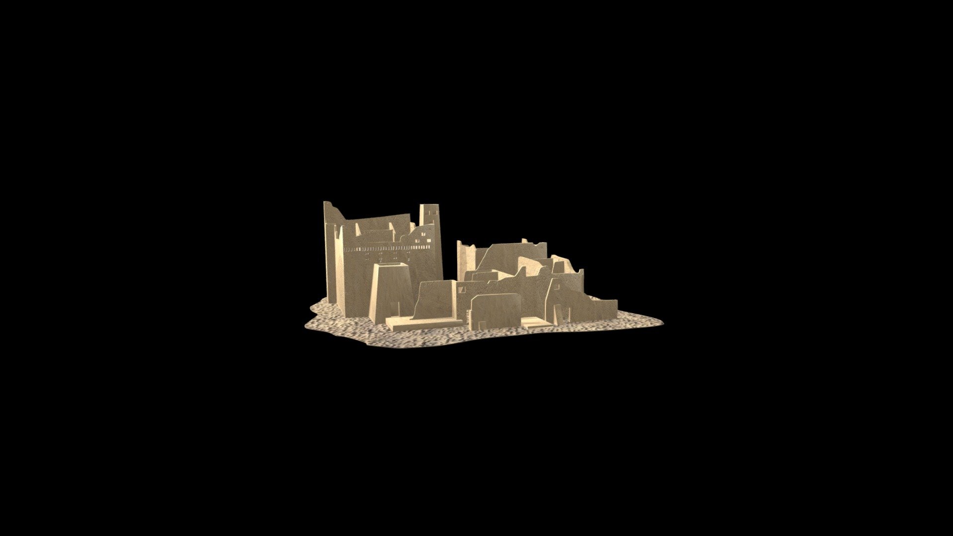 Diriyah - Download Free 3D model by Muhammad Zamir Ahmed (@Muhammad ...