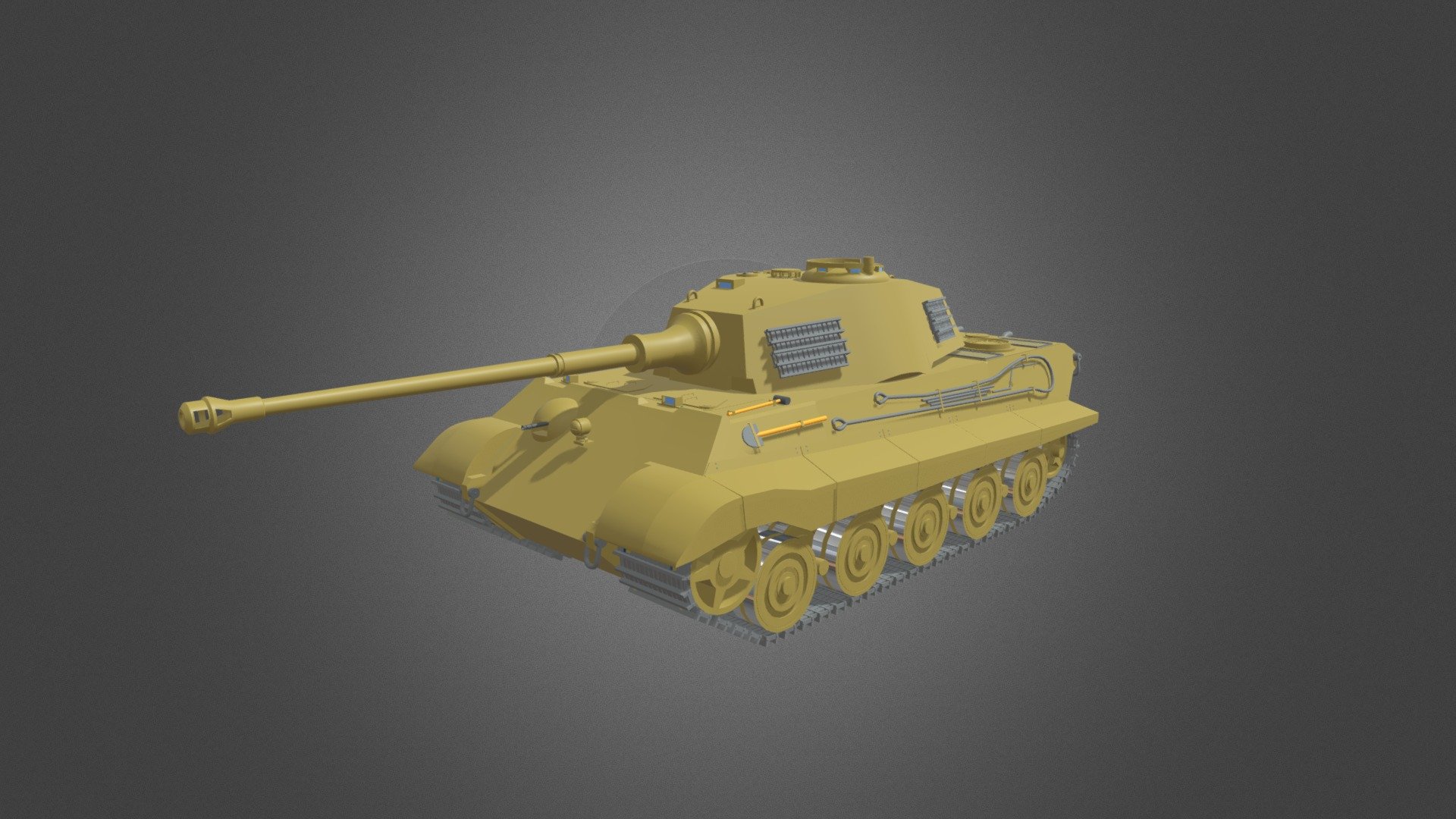 Tiger II - 3D model by Brave_Blood (@bogaterhan2001) [a03ed0e] - Sketchfab