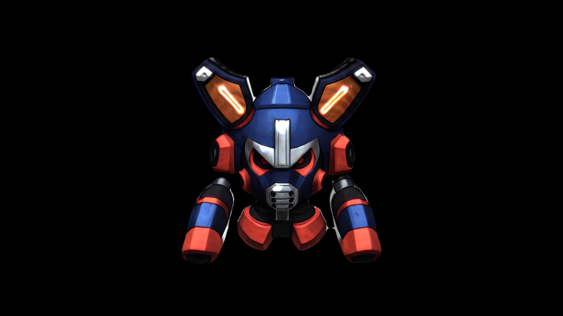 Helmet Mask Robot Cartoon 1568 - Download Free 3D model by klrxyz ...