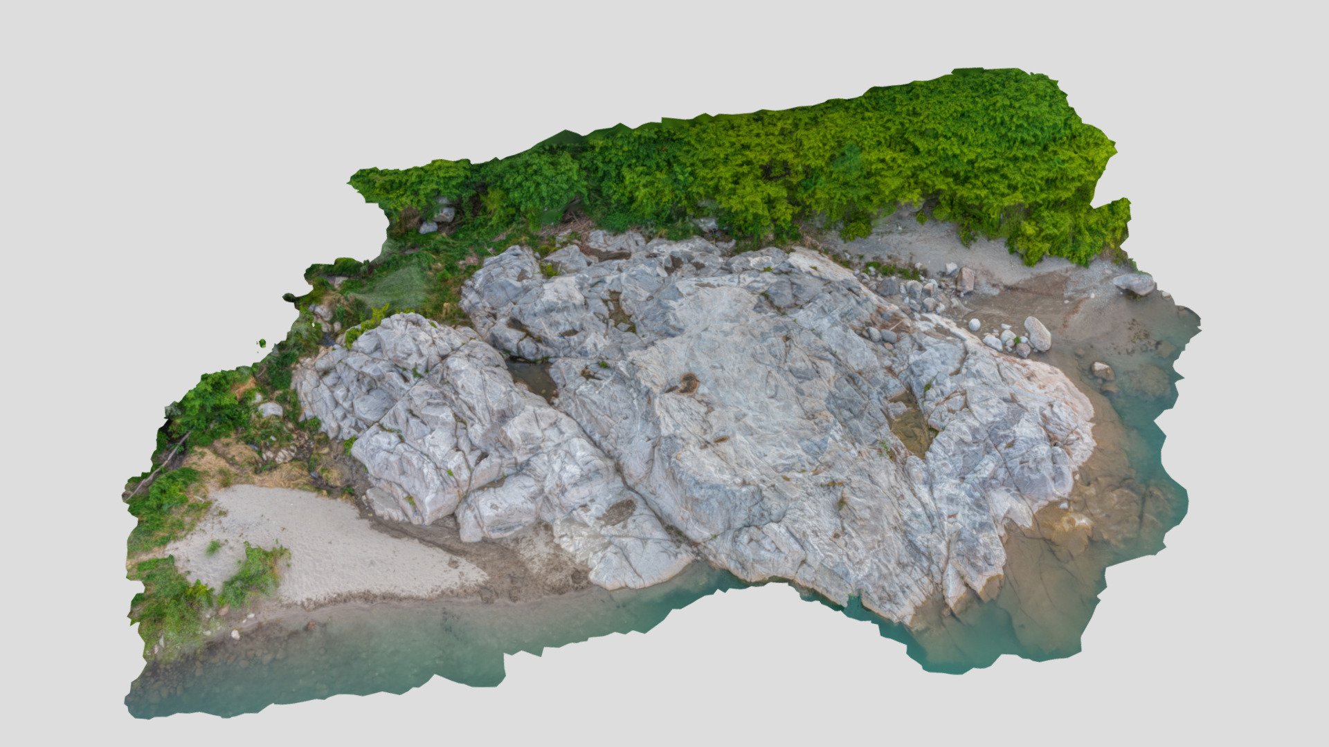 Granitna intruzija, Sesia, Italija - 3D model by Department of Geology, University of Ljubljana ...