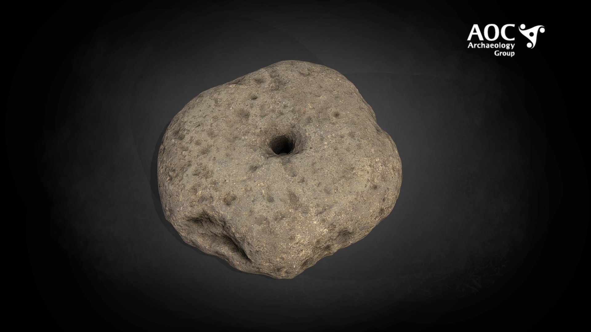 Quern Stone from Clachtoll Broch, Assynt (208) - 3D model by AOC ...