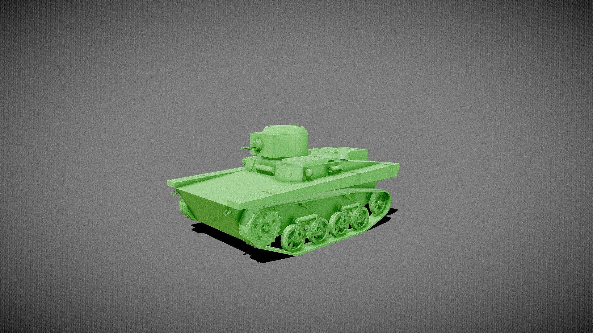 T 37A Tank Base Mesh - Buy Royalty Free 3D model by TankStorm [a0424ad] - Sketchfab Store