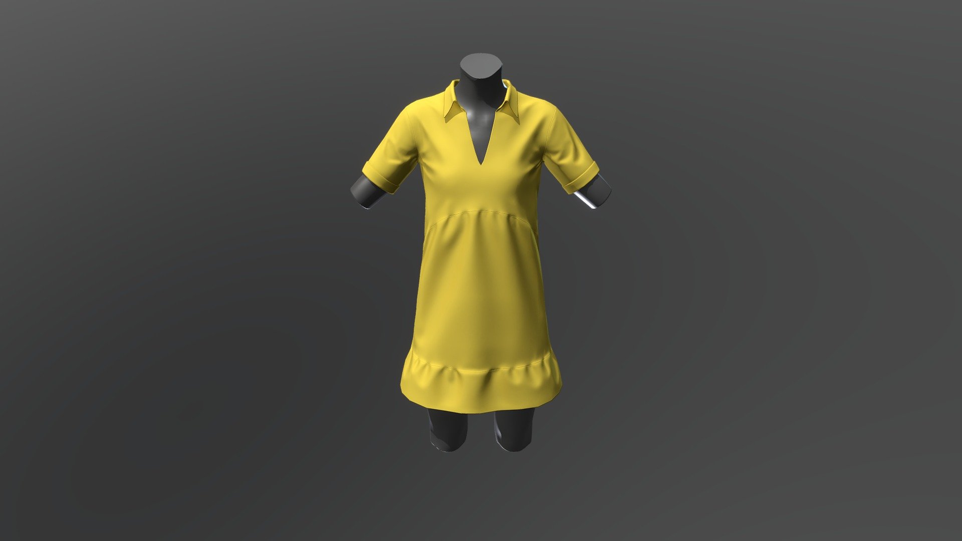 Dress - 3D model by Hobo (@artray3d) [a044569] - Sketchfab
