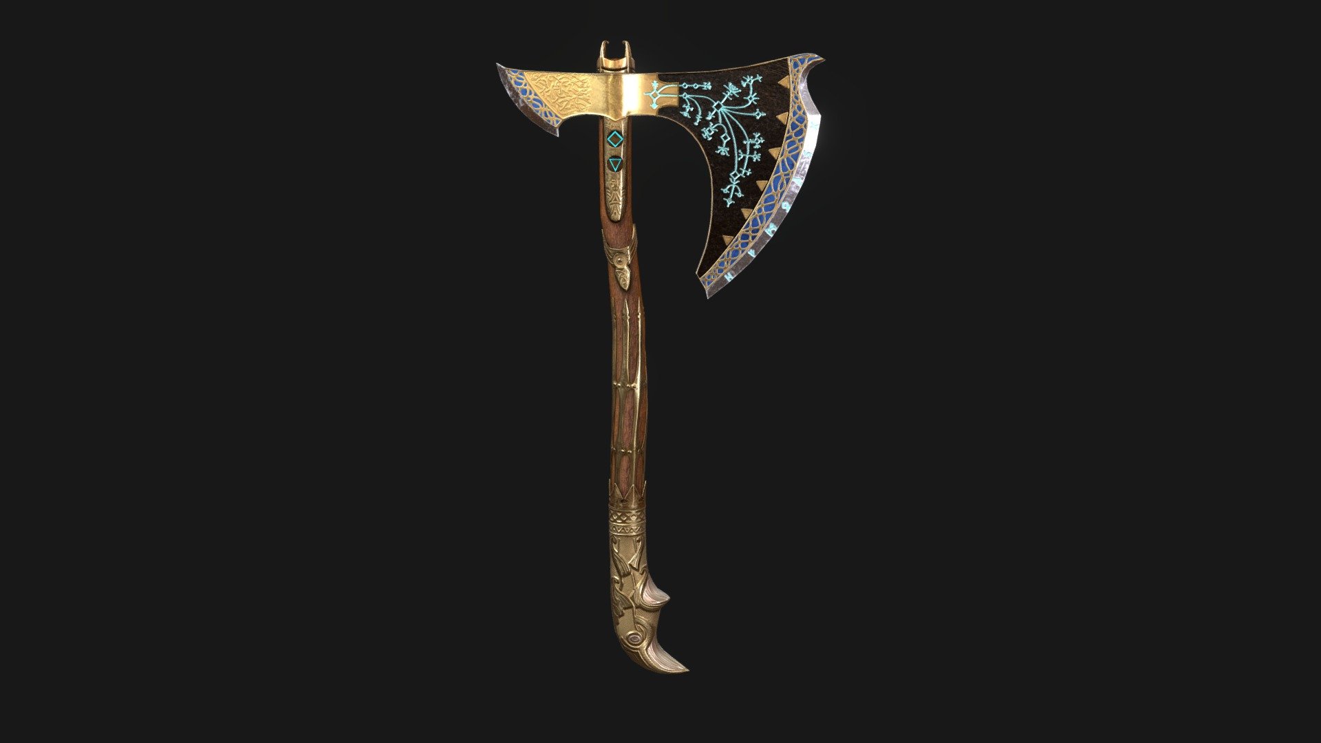 Leviathan Axe - 3D model by raresbucur [a045395] - Sketchfab