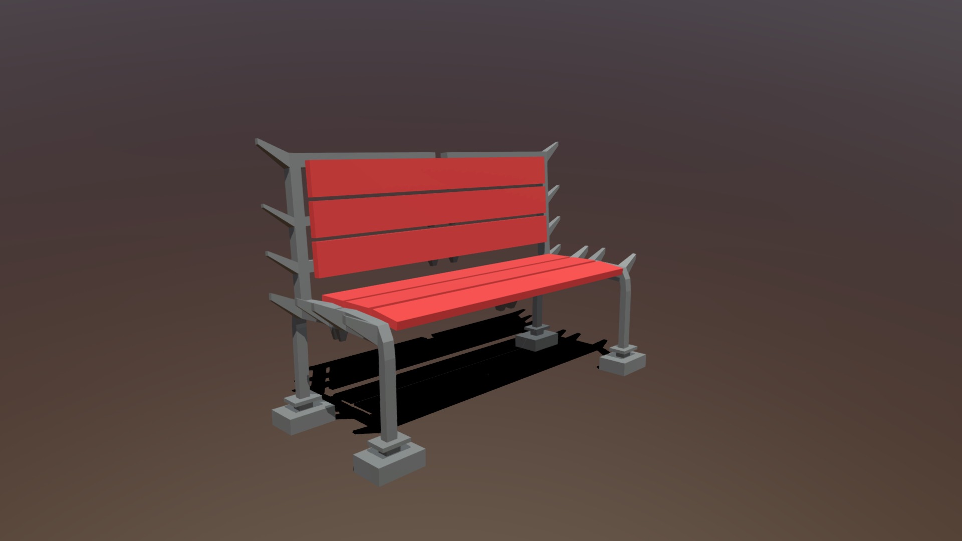 Bench - 3D model by Mathieu Dombrock (@dombrock.mathieu) [a0467b5 ...