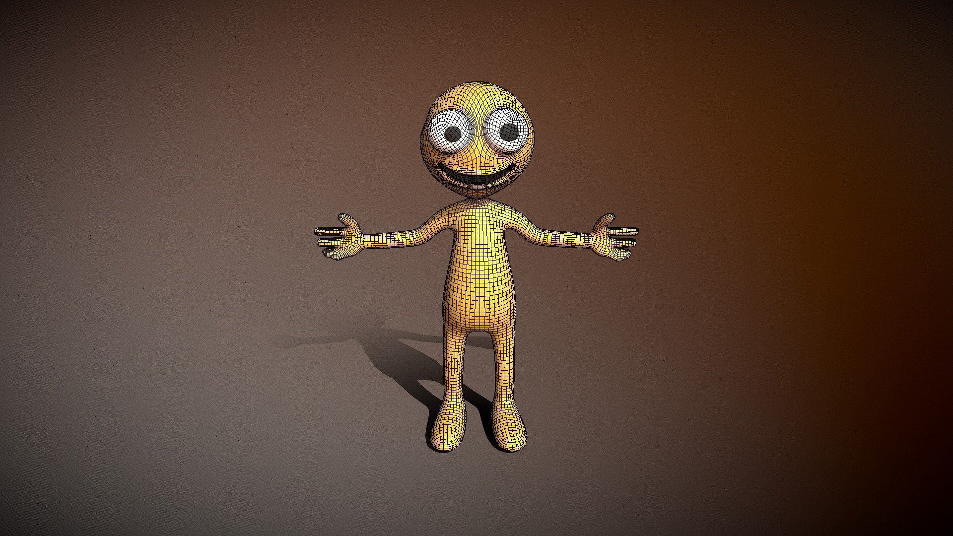 Cartoonish humanoid figure - Download Free 3D model by 3d Eye Catcher ...