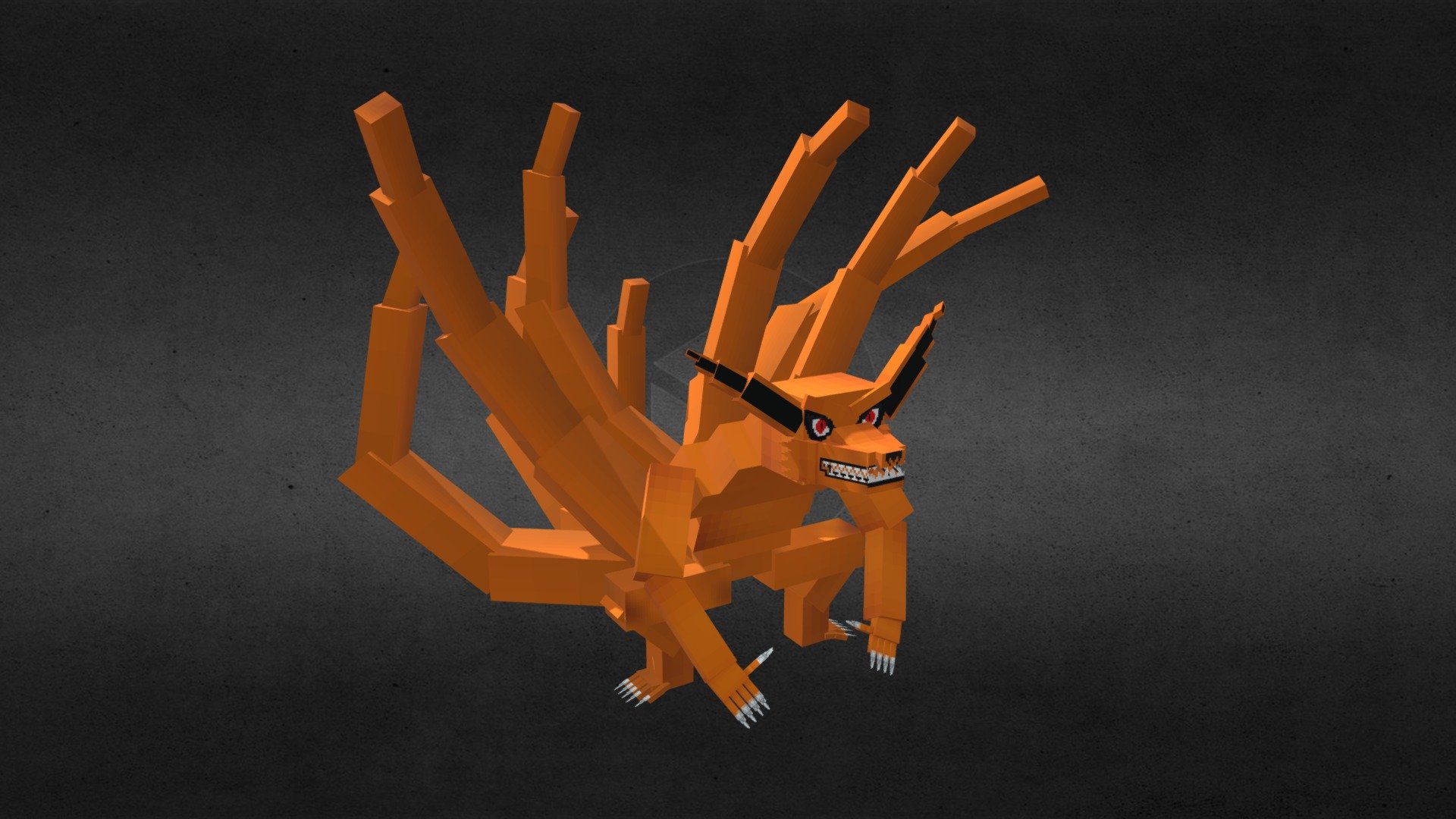 Kurama [minecraft] - 3D model by Rockemo [a0493c2] - Sketchfab