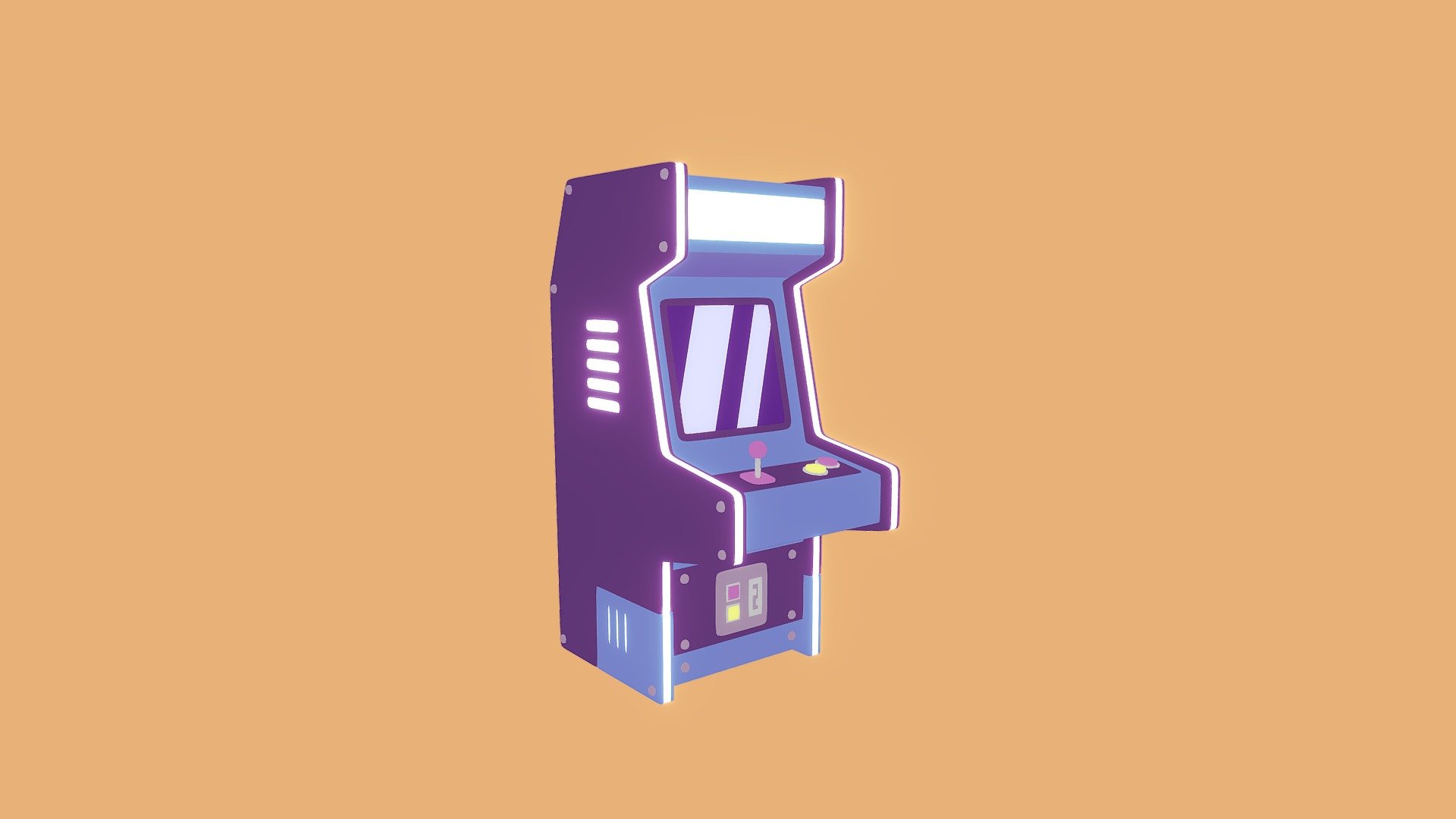 Arcade machine - Download Free 3D model by Oleg Bone (@Oleg_Bone ...