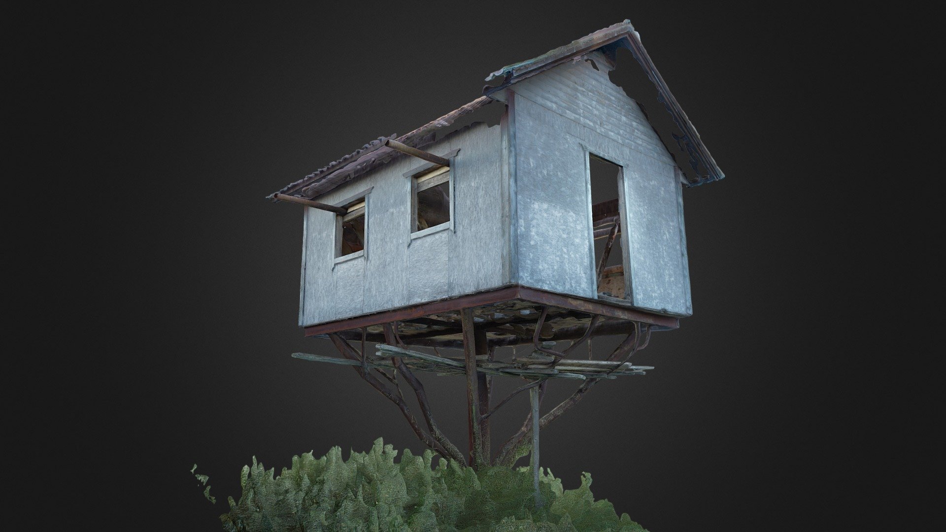 Weird House in a Tree - Buy Royalty Free 3D model by Abandoned Scans ...
