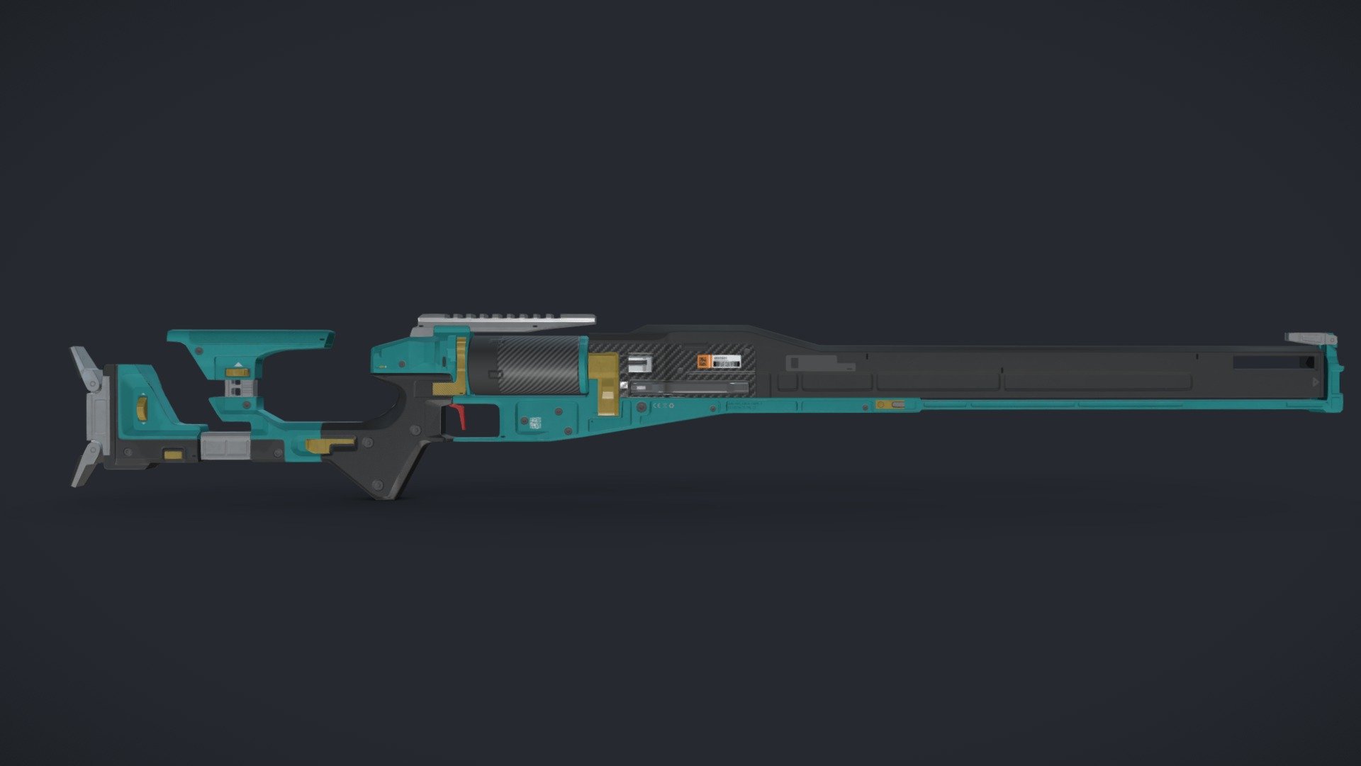 Revolver Riffle - 3D model by AlexKurts [a04c4db] - Sketchfab