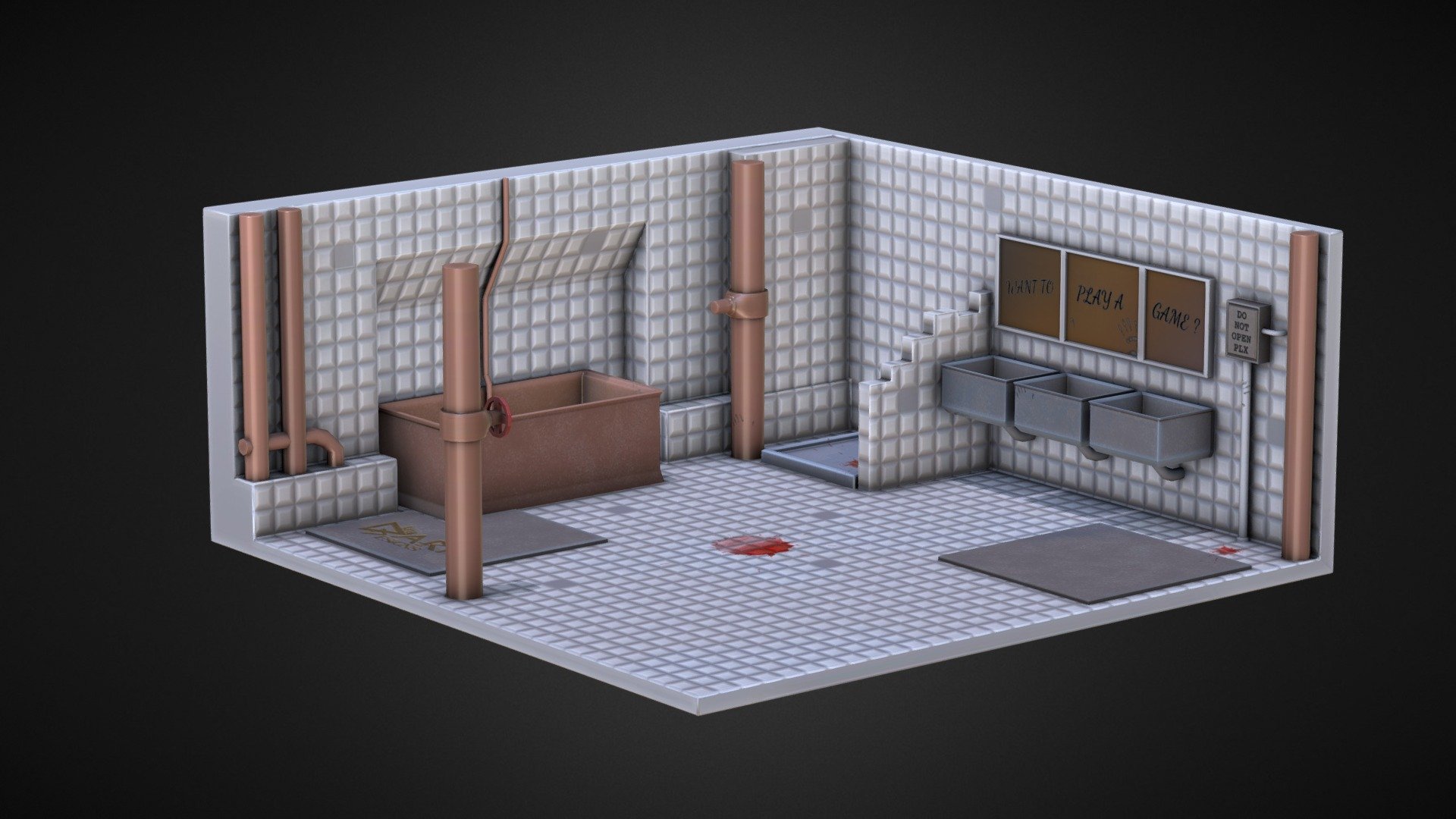 Lowpoly Saw Room - Buy Royalty Free 3D model by dark-minaz [a04cdd7 ...