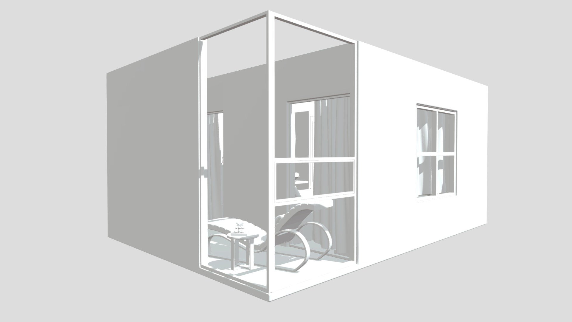 Columbina [Genshin Impact] Inspired Bedroom Base - 3D model by Lady ...