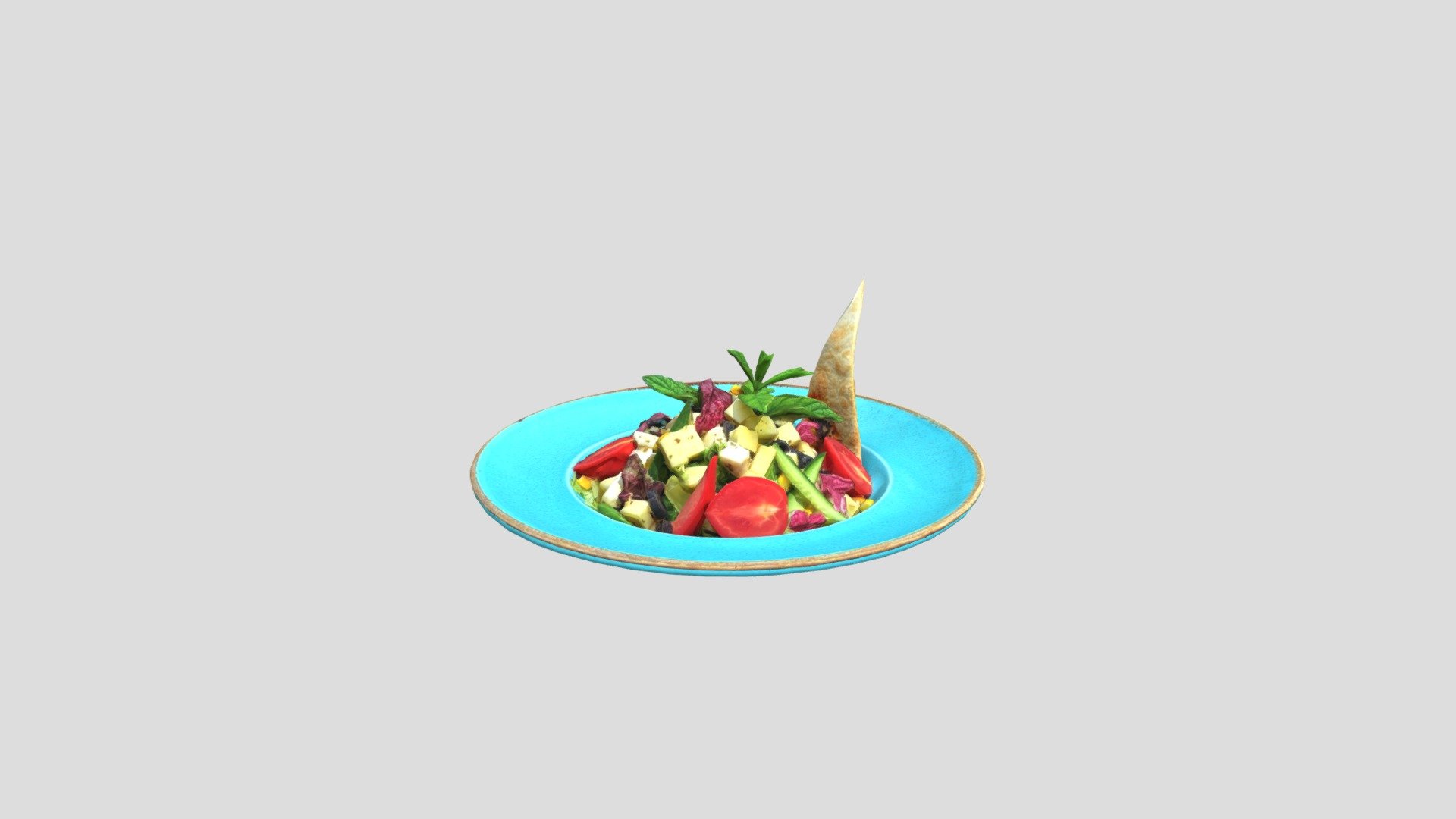 Mediterranean Salad - Buy Royalty Free 3D model by 18se02it016 [a04fa91 ...
