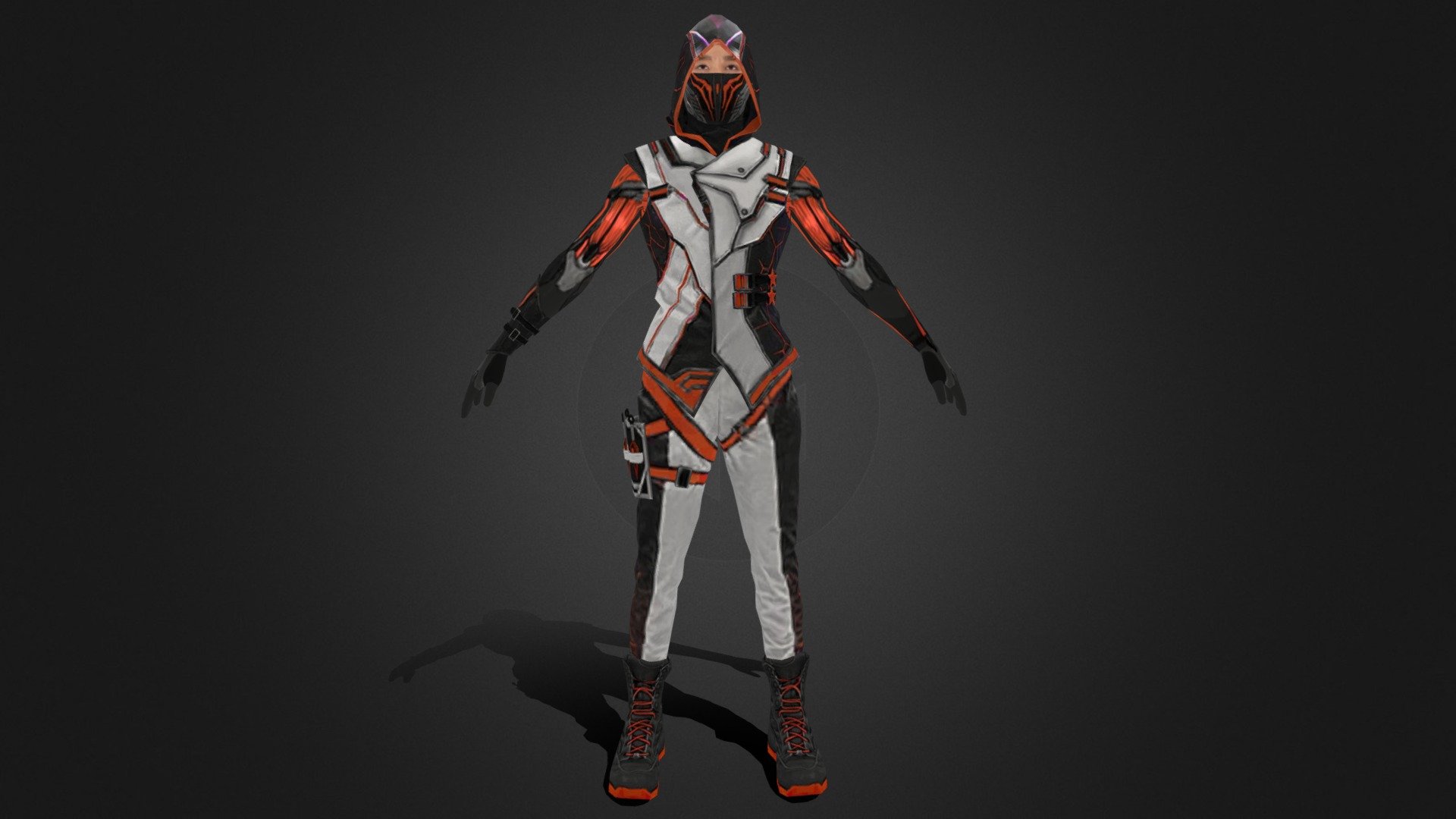 RED PHOENIX FREEFIRE 3D MODEL - Download Free 3D model by FFXAN ...