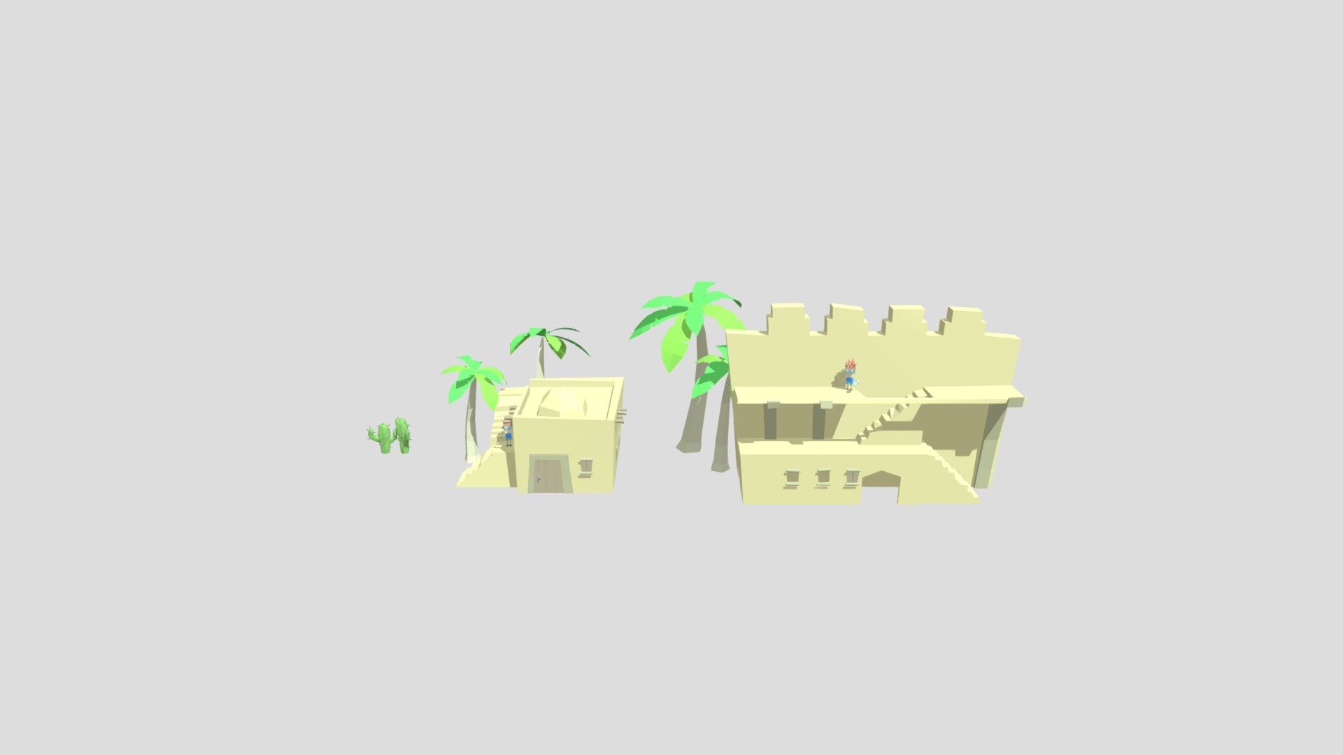 Jojo 3D Buildings - 3D model by walid.ben [a05178b] - Sketchfab
