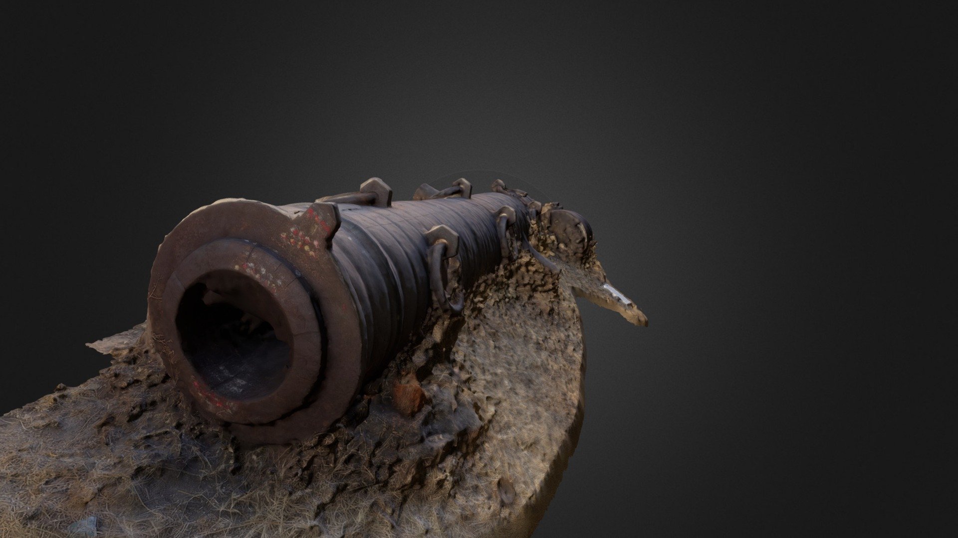CANON XVIe s TORGAL INDIA - 3D model by nicolas14 [a051fb7] - Sketchfab