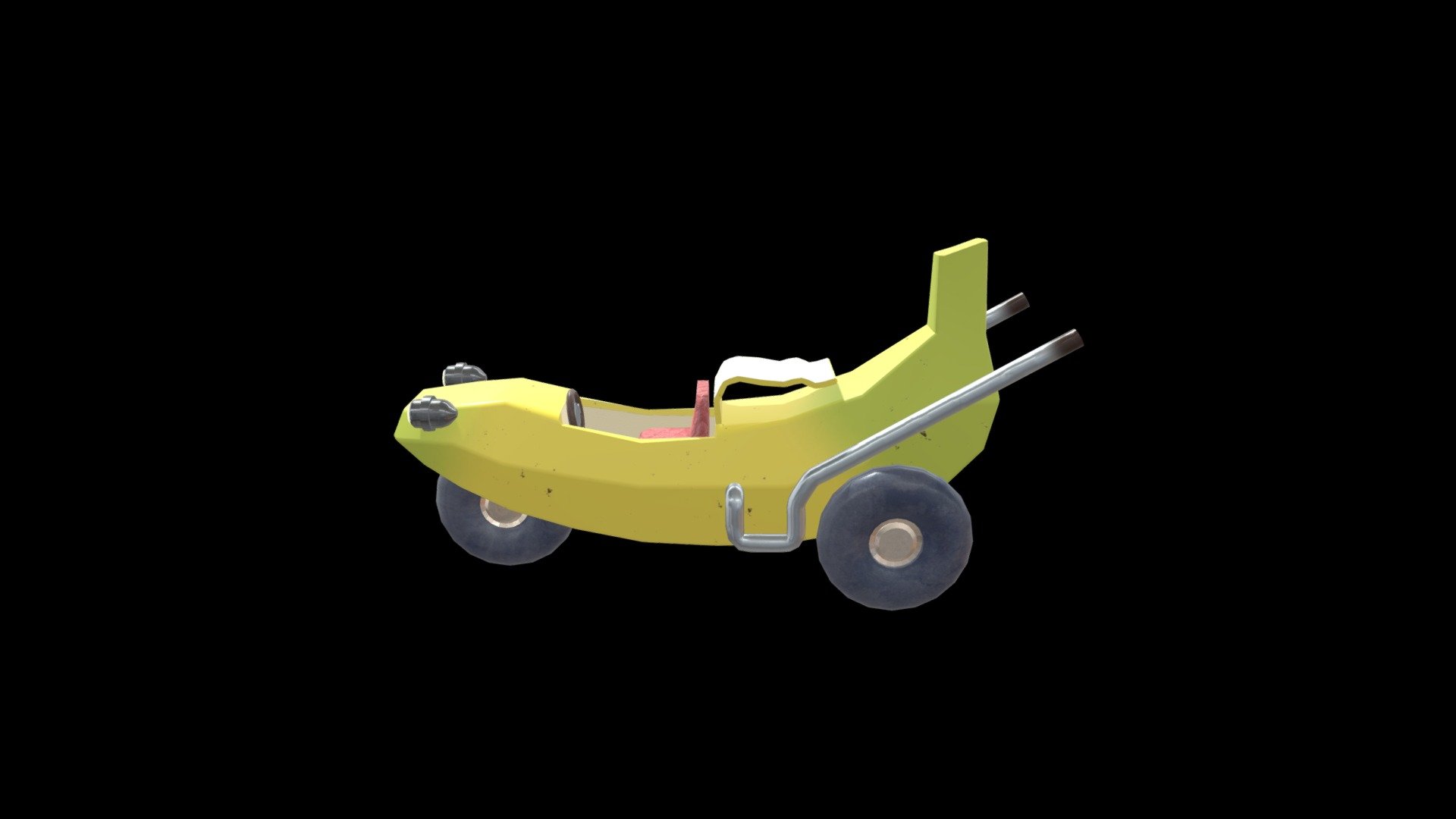 Banana Car - 3D model by cguick [a054782] - Sketchfab