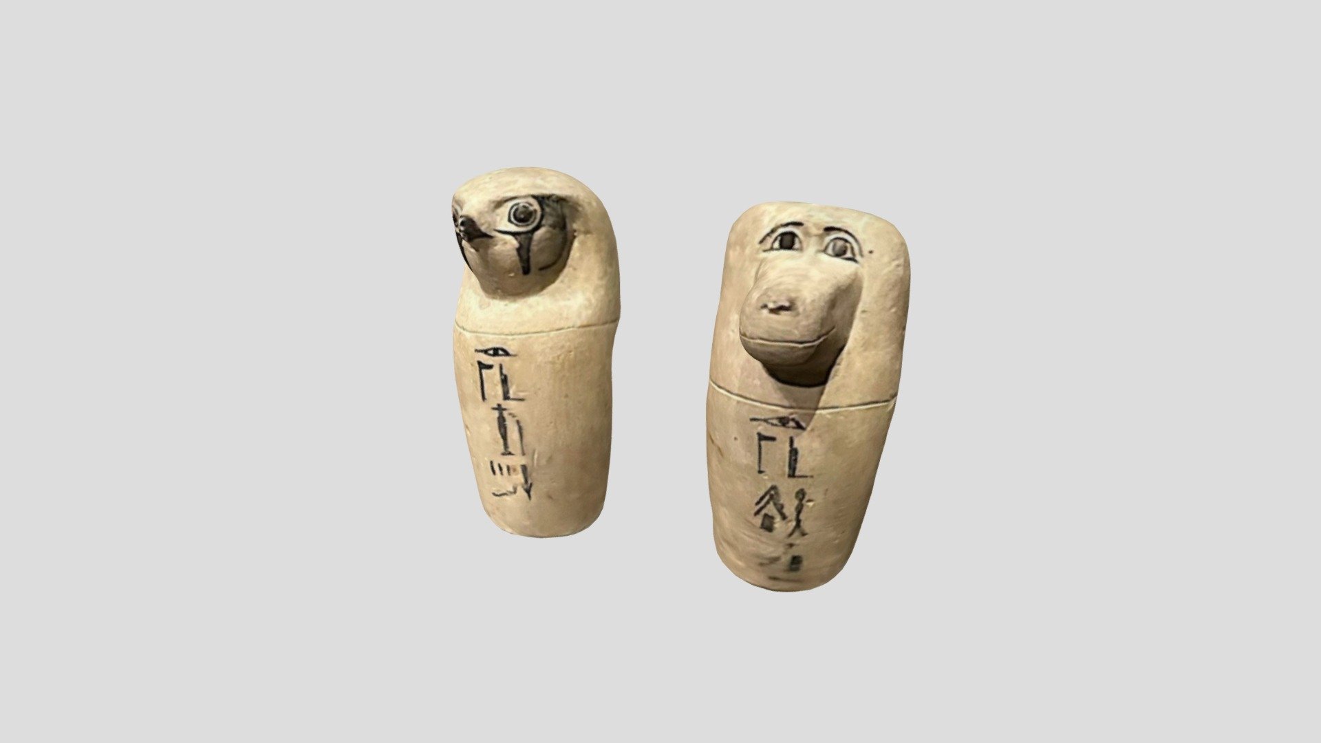 Qebehsenuef and Hapi by Peter Farell | Download free STL model ...