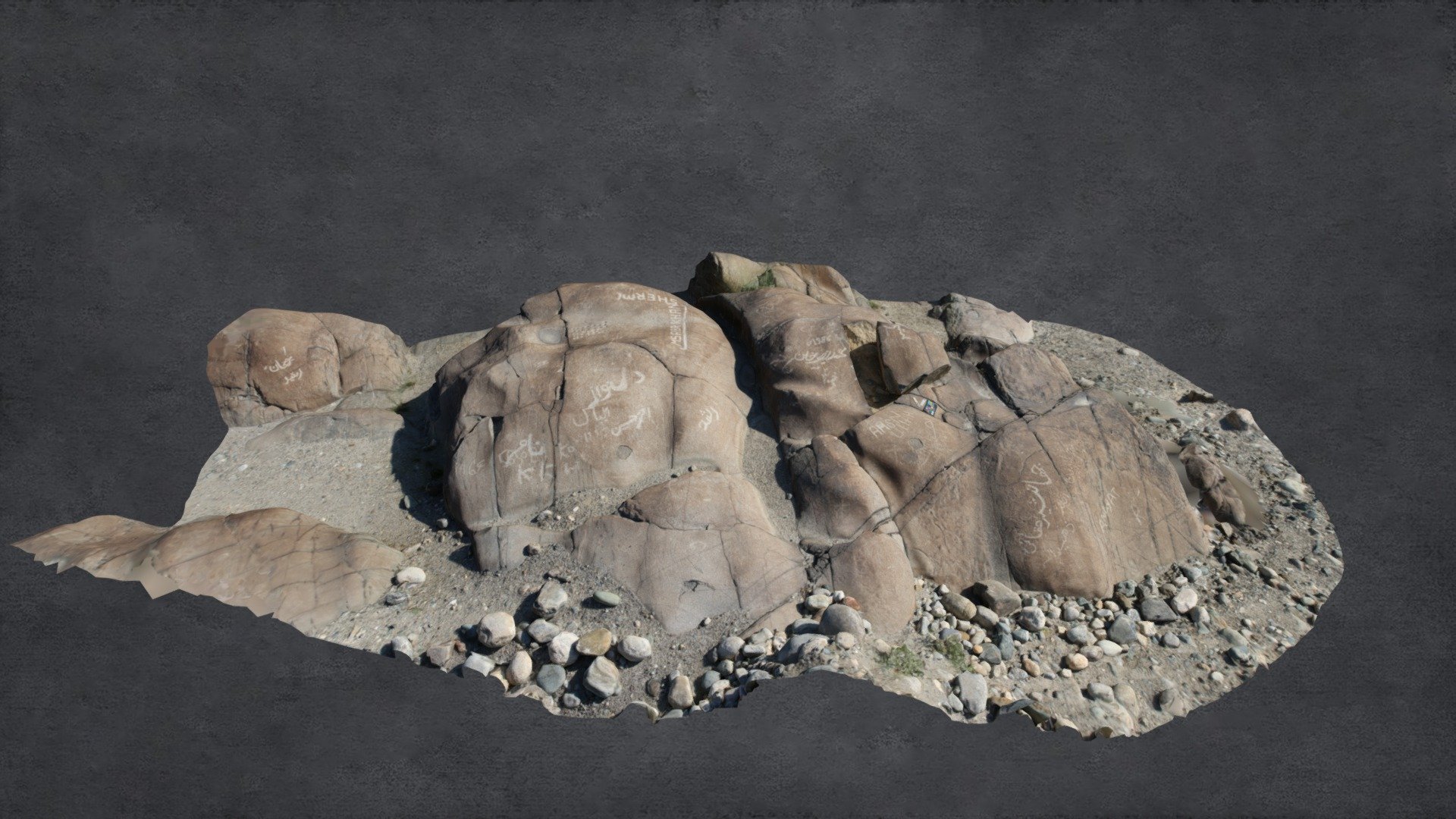 Rock Carving at Chilas-VII (Rock 68) - 3D model by cvlablums [a056ca0 ...