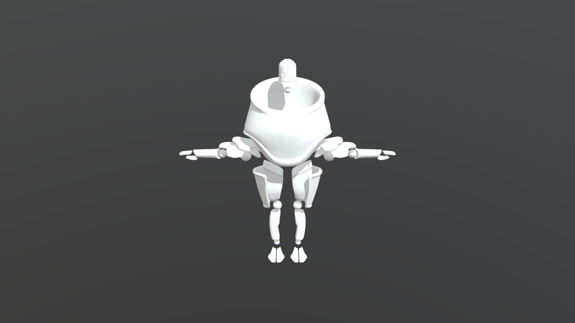 Friendly_Robot - 3D model by olliefreeman [a0579dd] - Sketchfab