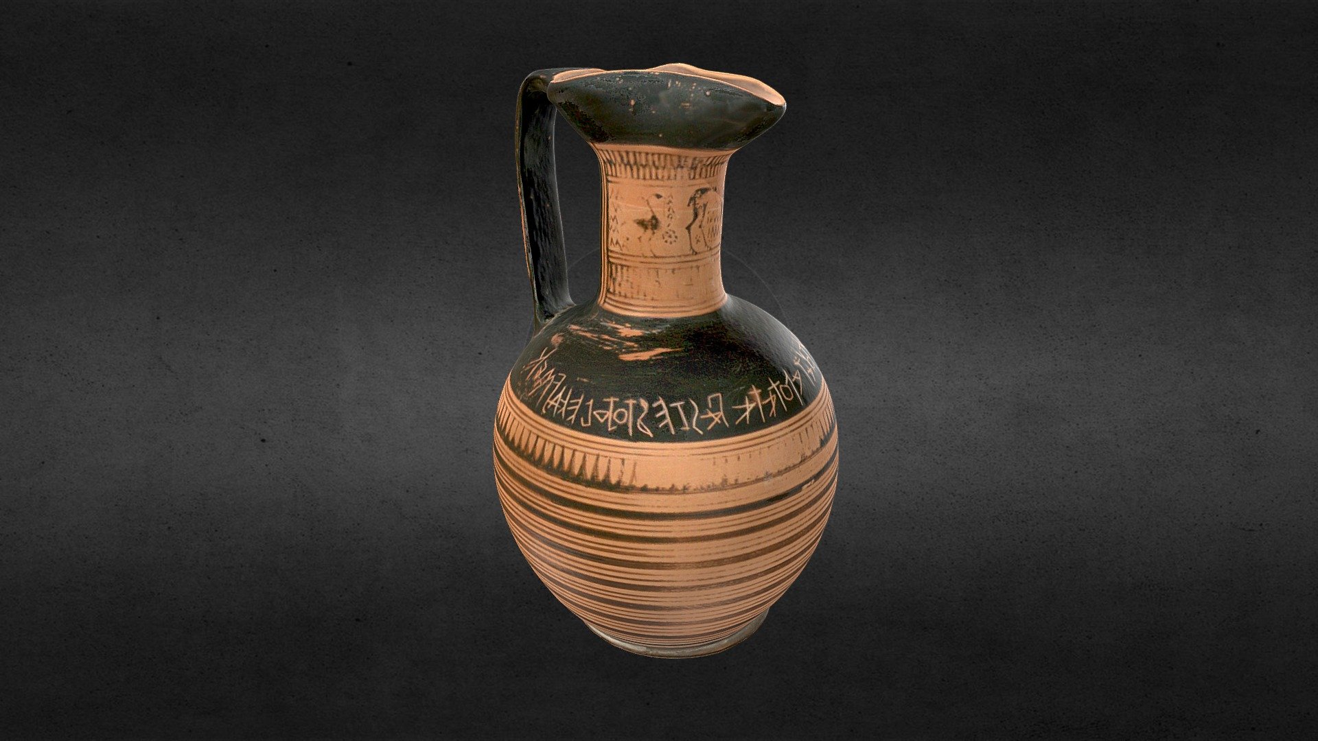Oinochoe reproduction - Download Free 3D model by Massey University ...