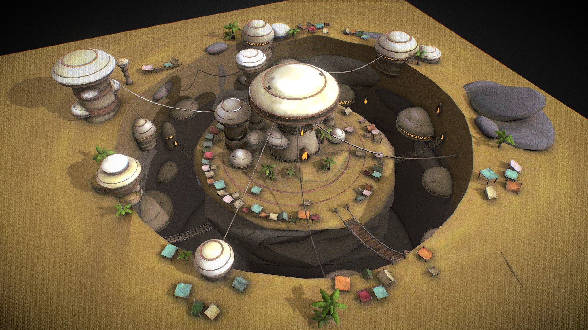 Haadar_Stage_04_COL - 3D model by Max Khodyriev (@forestelf7) [a05b7c8 ...