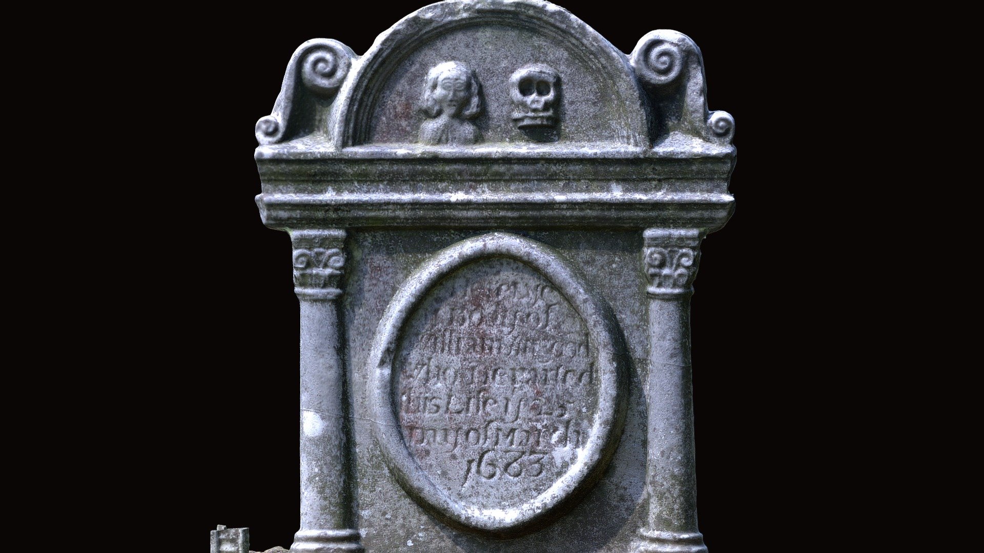 Asgood grave, Holy Trinity Church, Millbrook - 3D model by Kenneth ...