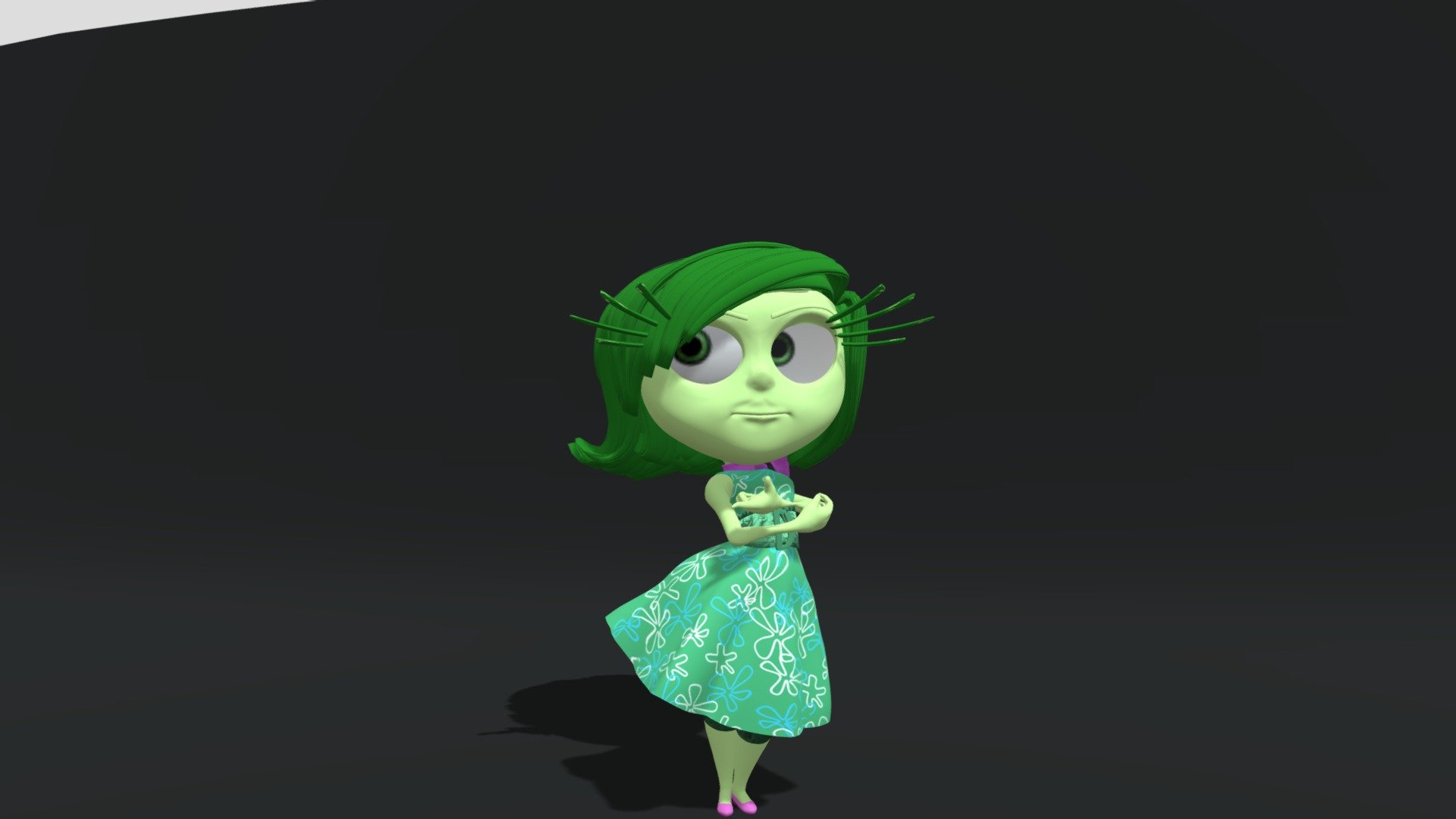 Disgust Inside out - Download Free 3D model by Hollowlight [a05f4aa ...