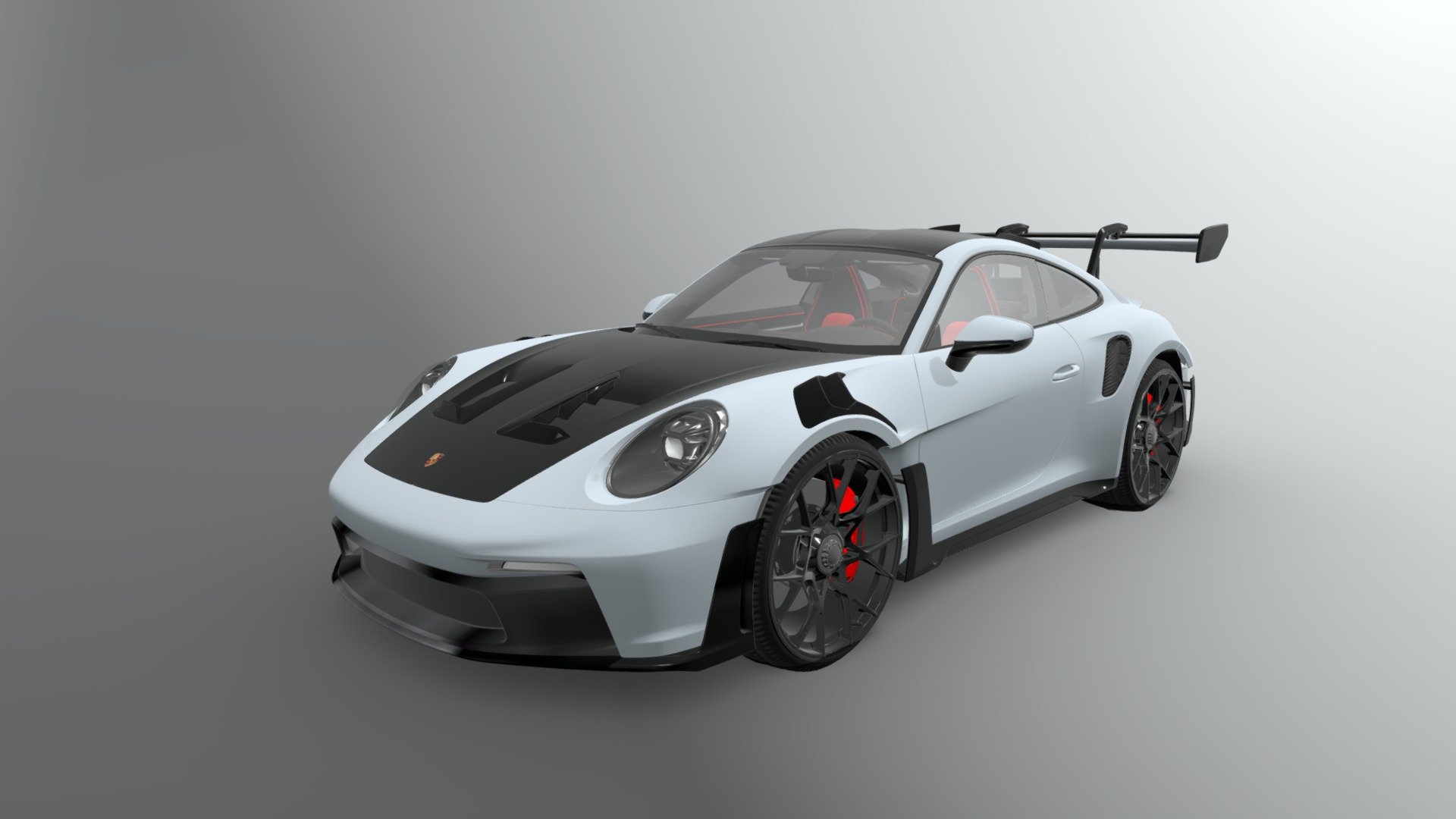 Porsche GT3 RS - 3D model by incorpmedia [a0617a3] - Sketchfab