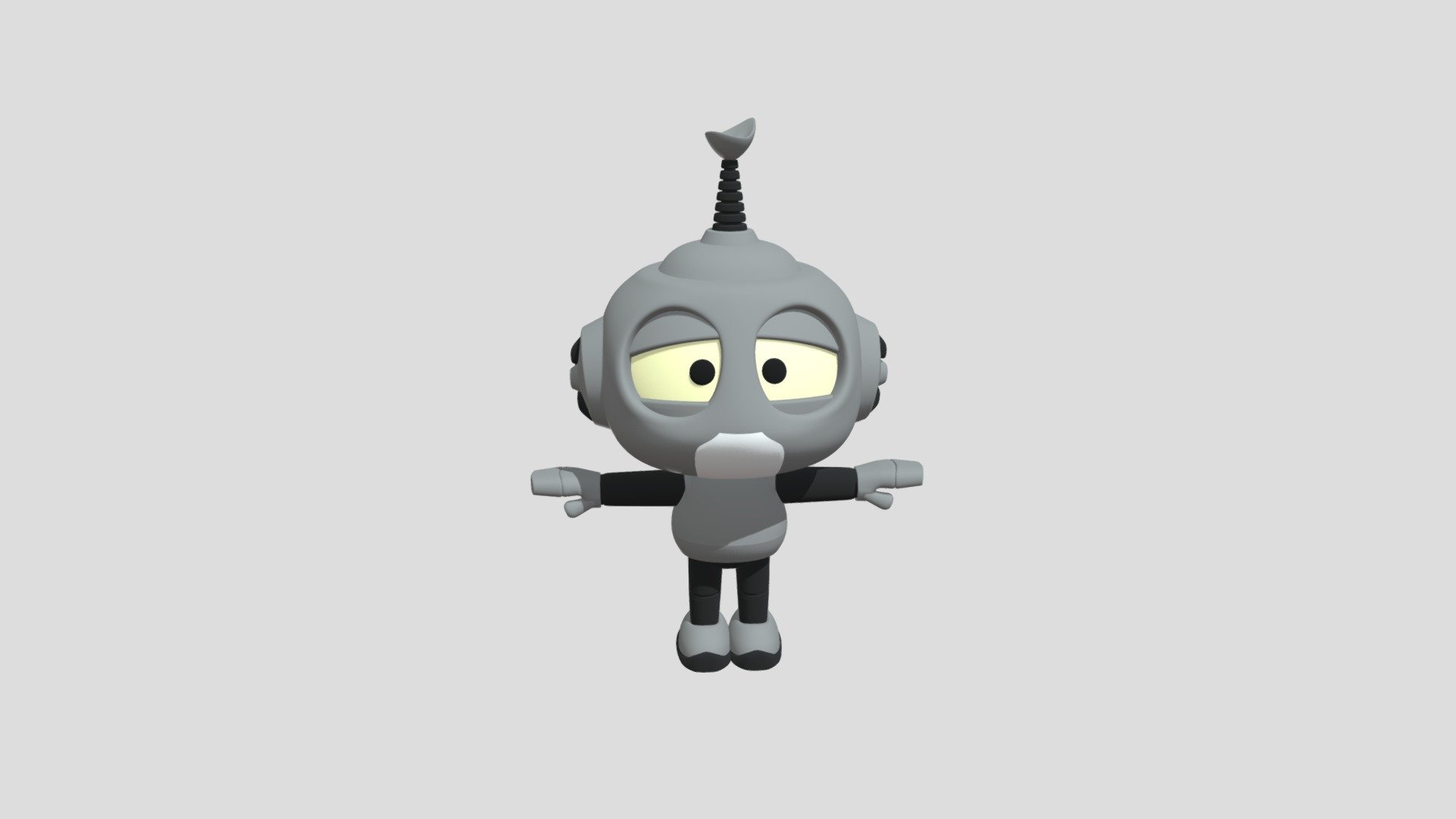 Rob The Robot 3d model - Download Free 3D model by miss sakaki ...