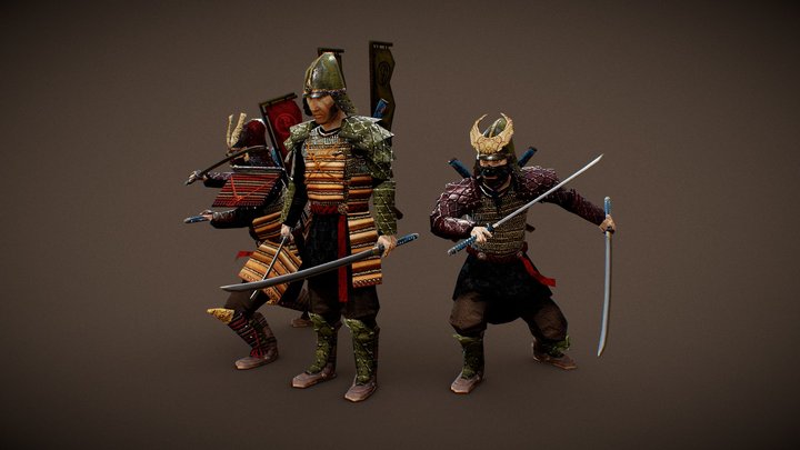 Samurai 3D models - Sketchfab