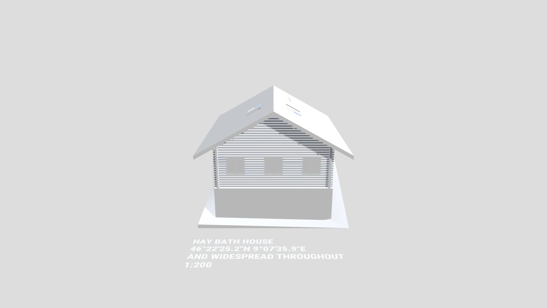 Hay bath house - Download Free 3D model by NeoRuralHabitatCalanca ...