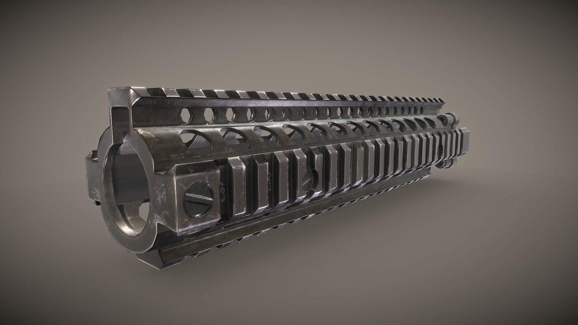 MK18 7.5 Inch Daniel Defense Metal Handguard Tan - 3D model by MOStock ...