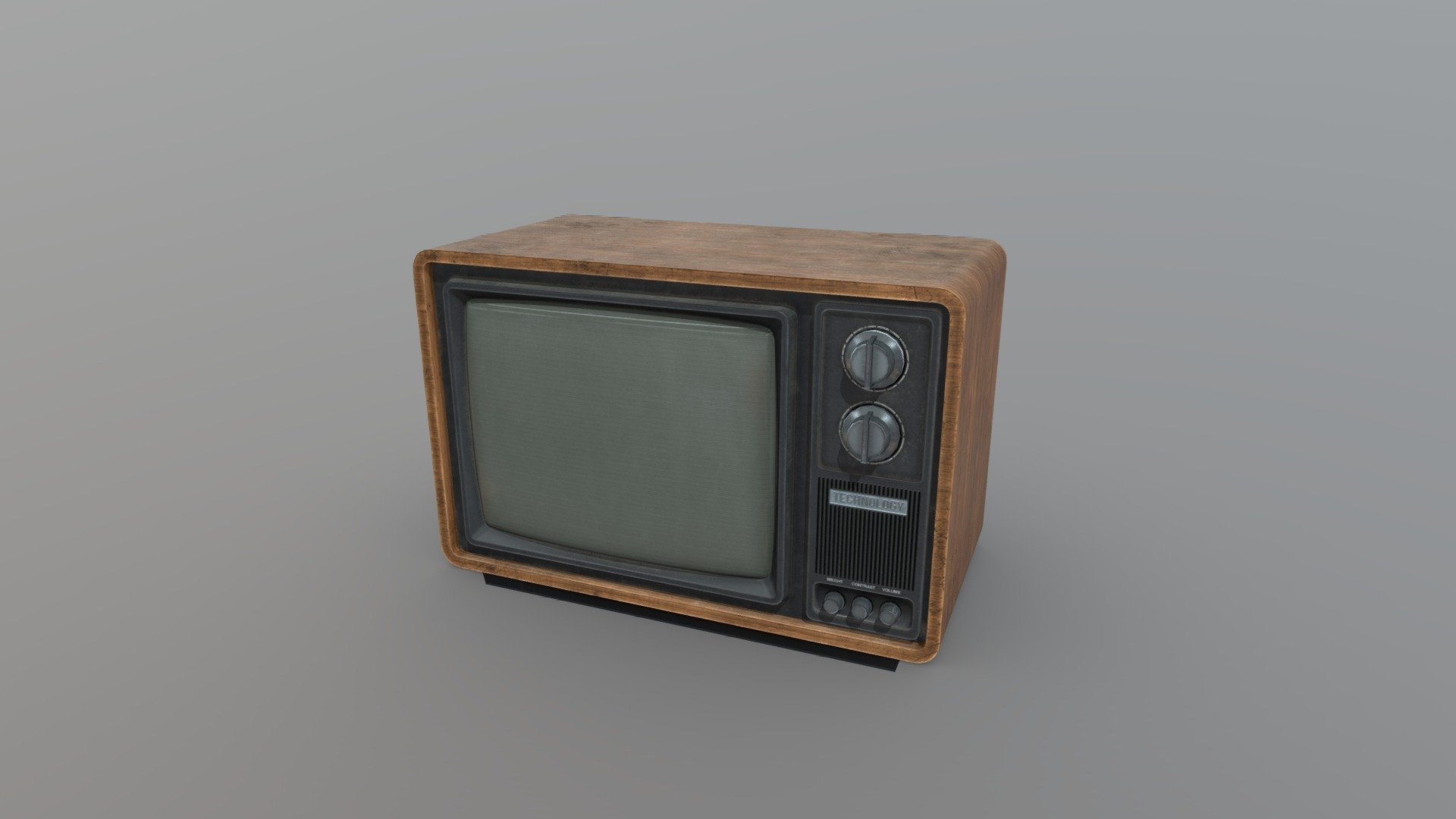 Vintage TV - 3D model by SIUP [a06483c] - Sketchfab