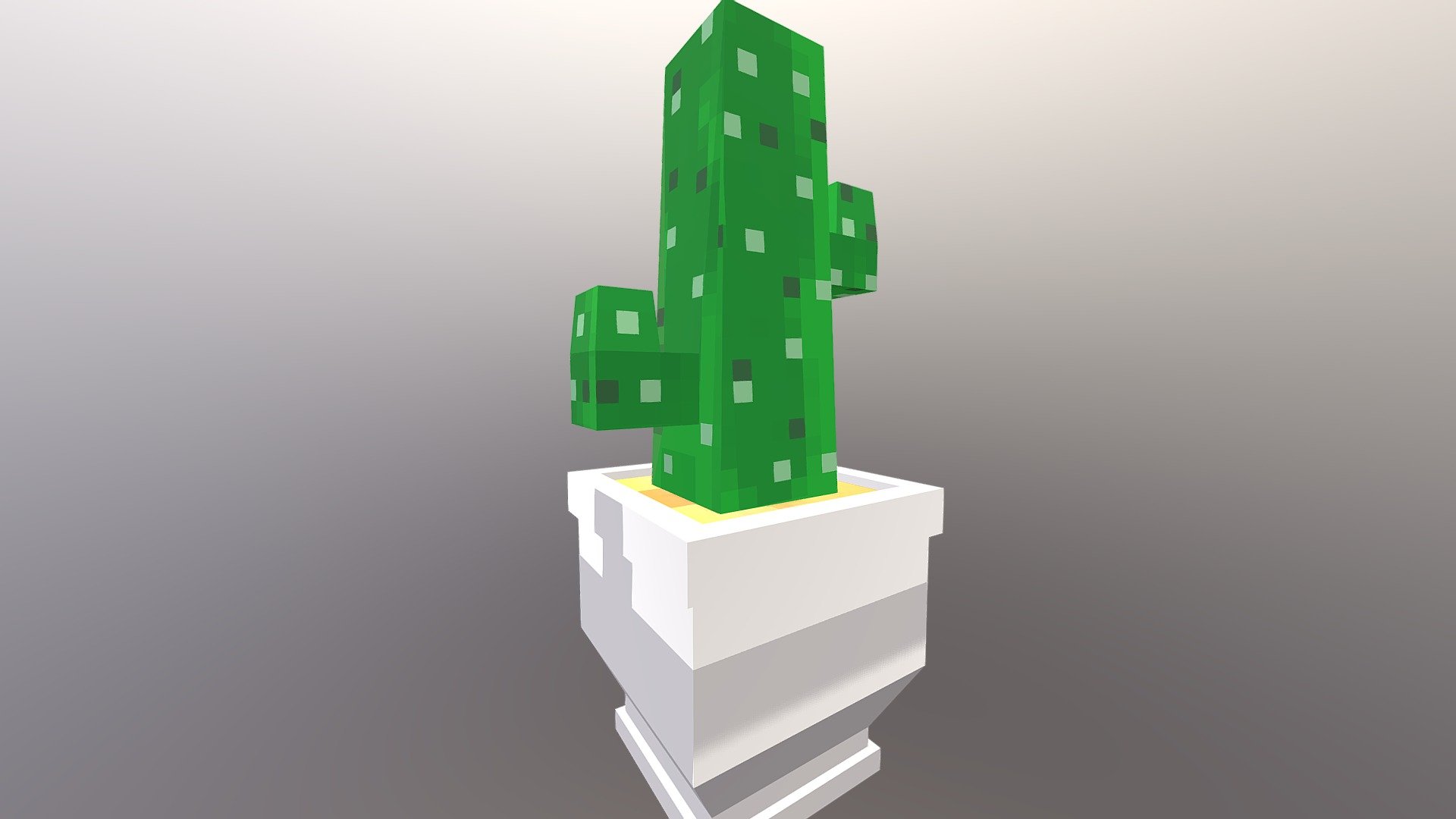 [Minecraft] Basic Cactus Pot - Download Free 3D model by BasicModel ...