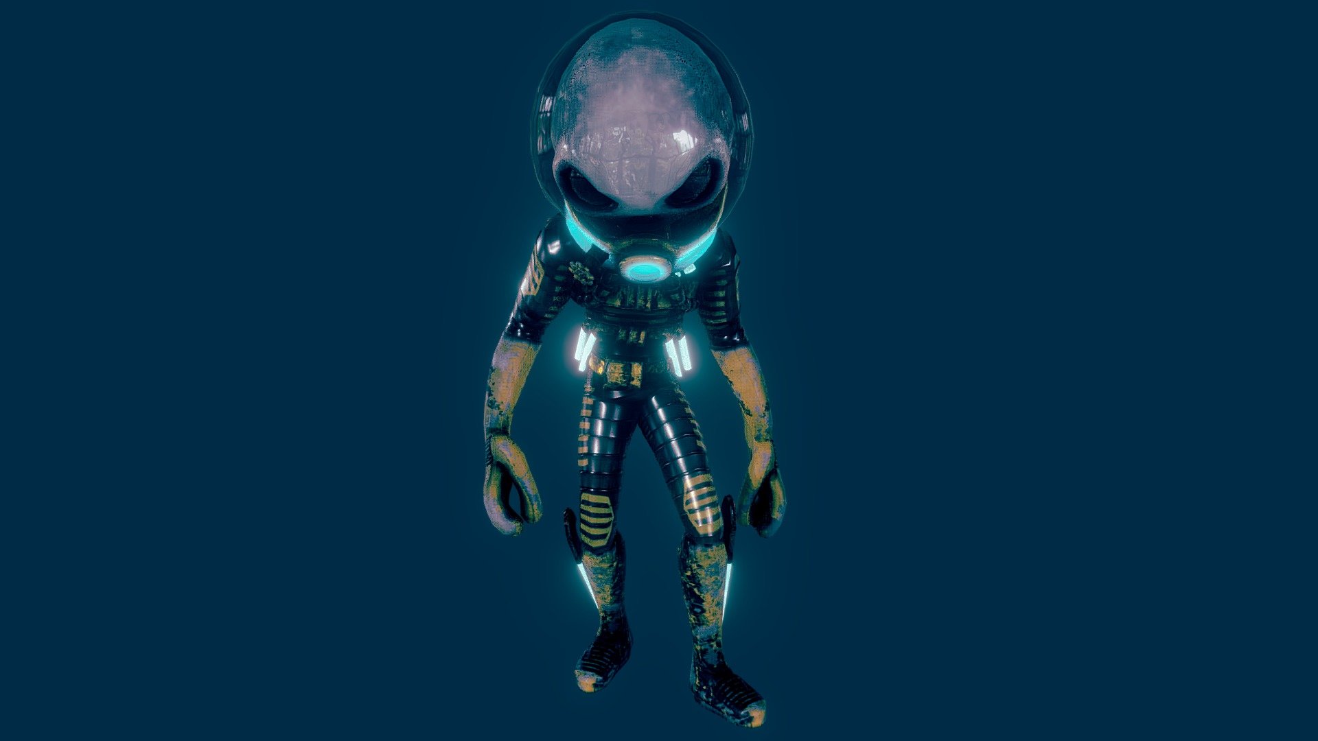 Alien Captain walk - 3D model by TylerSamuelEdlen [a065387] - Sketchfab