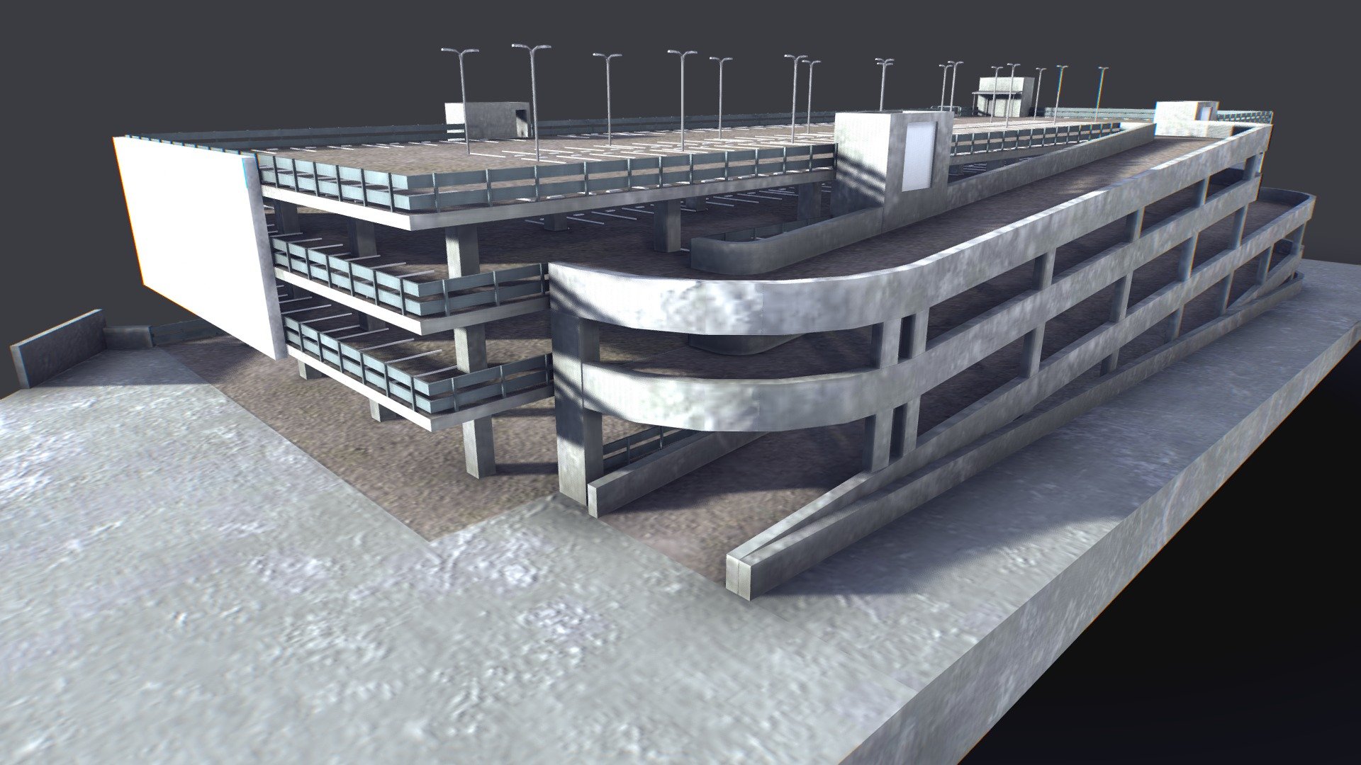 parking - 3D model by Dmytro Nikonov (@dmytronikonov) [a06543f] - Sketchfab