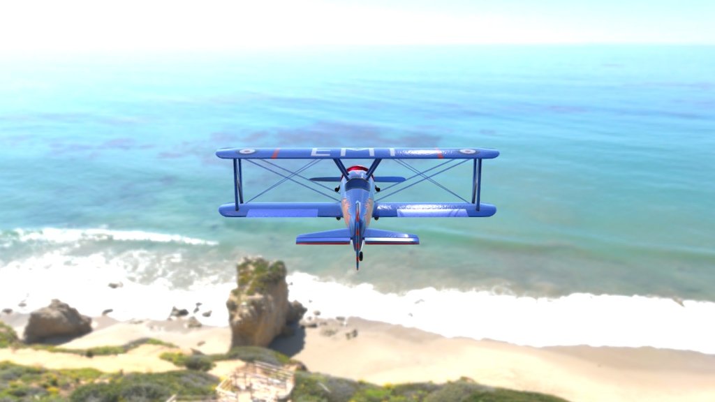 Biplane - 3D model by Frontlines [a0683c5] - Sketchfab