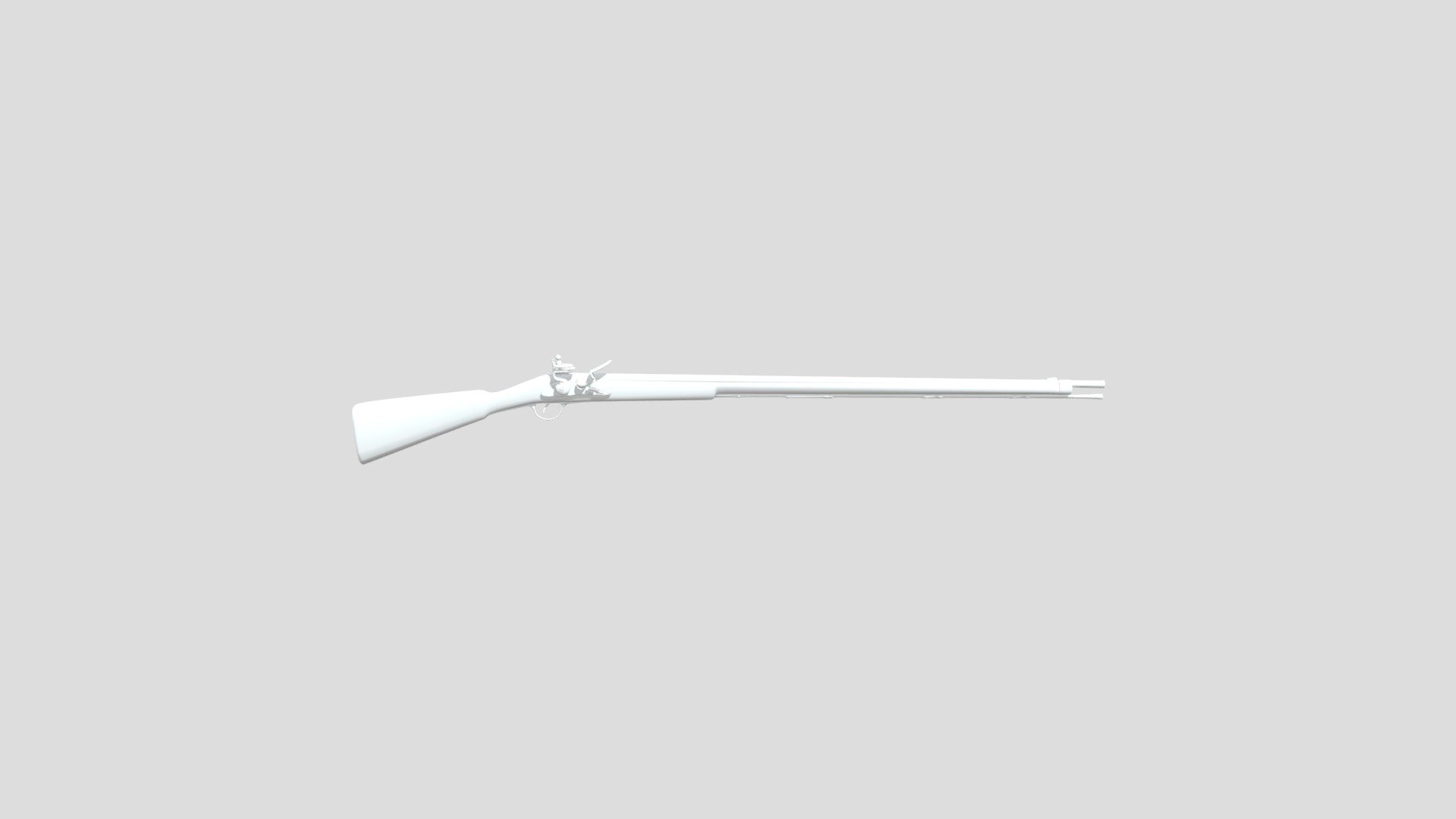 Musket - 3D model by ilovemodelling [a068578] - Sketchfab