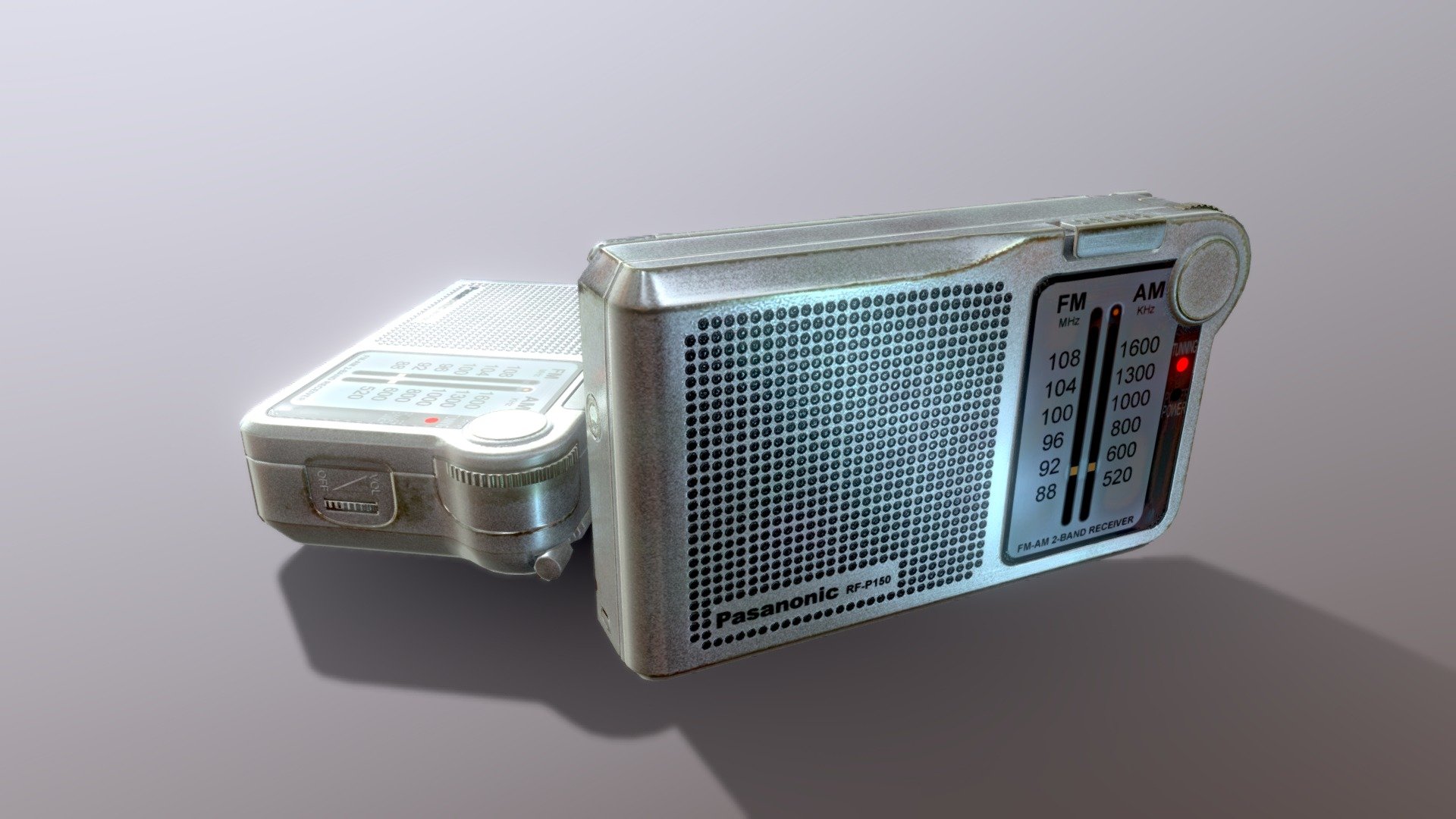 Portable Radio - 3D model by CGTrain (@SalvadorMata) [a0686bf] - Sketchfab