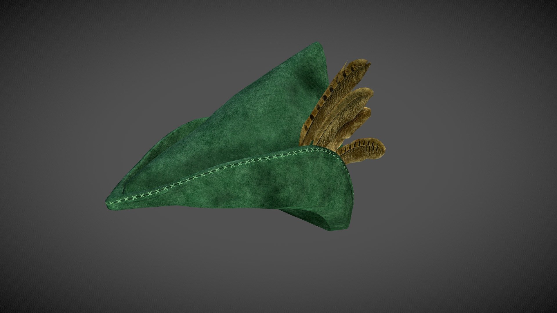 Robin Hood Hat - 3D model by paburoviii [a069bce] - Sketchfab