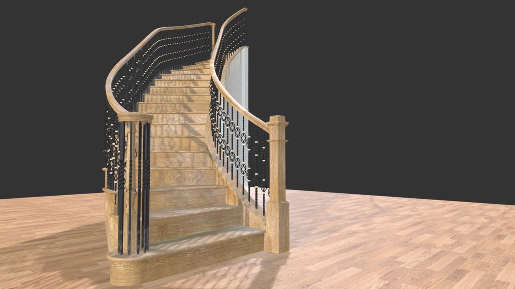 example demo 2 - 3D model by 3D Software for Stair Design and ...