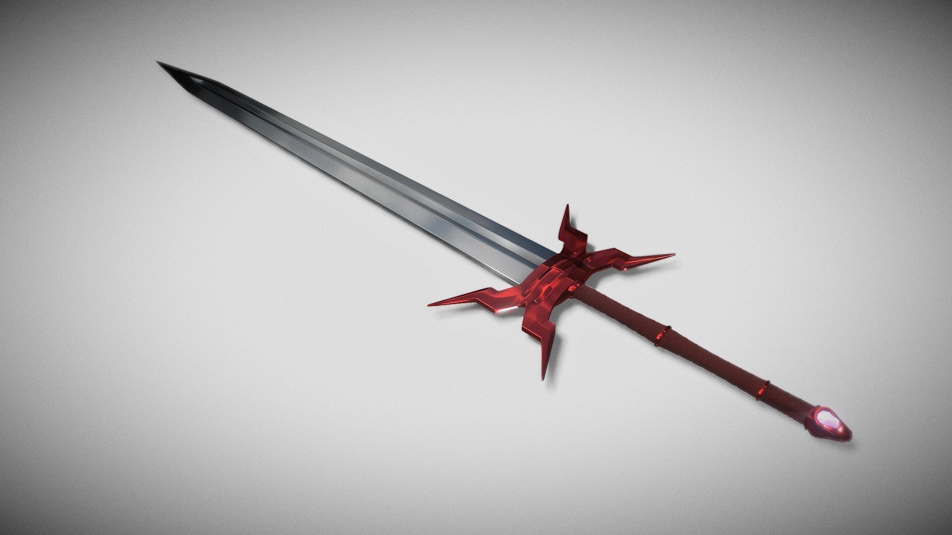 Dark Metal Sword - 3D model by MastaDaWanton [a06c50d] - Sketchfab