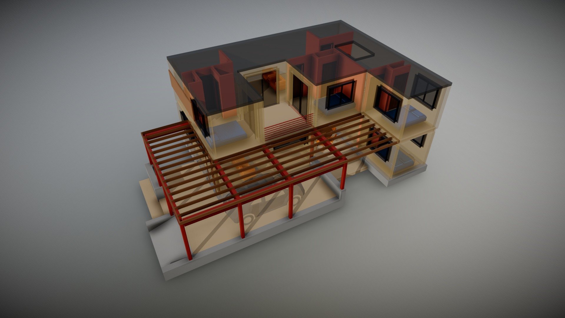 Simple House - Download Free 3D model by VertaScan [a06cac7] - Sketchfab