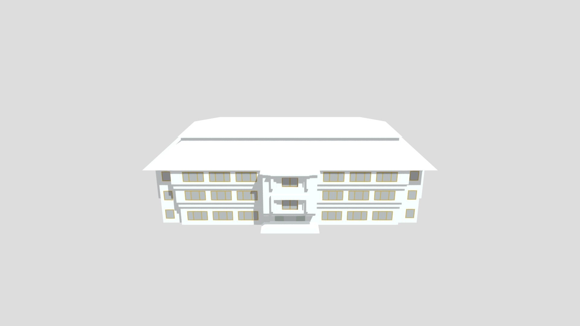 Gedung Hukum 2 UGM - Download Free 3D model by 482588 Paska Nathanael ...