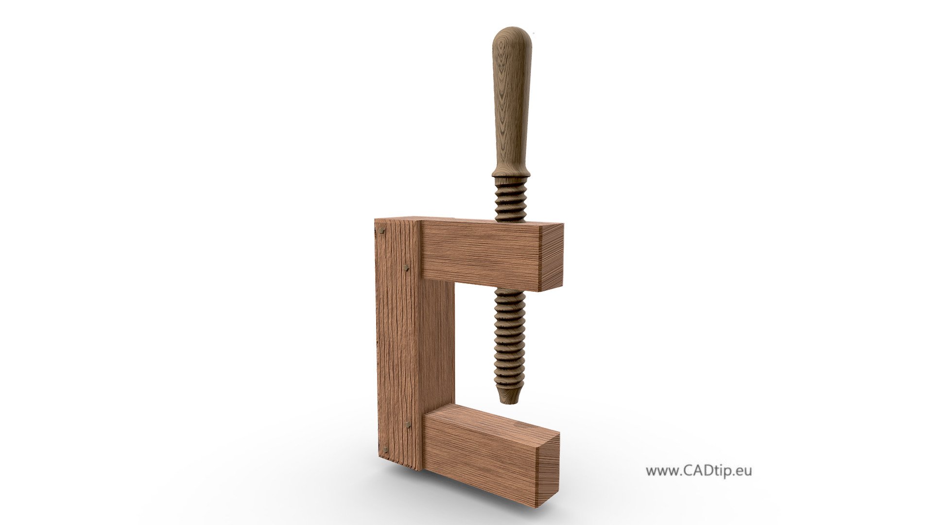 Wooden joiners clamp - 3D model by Mar.K [a06ea9b] - Sketchfab