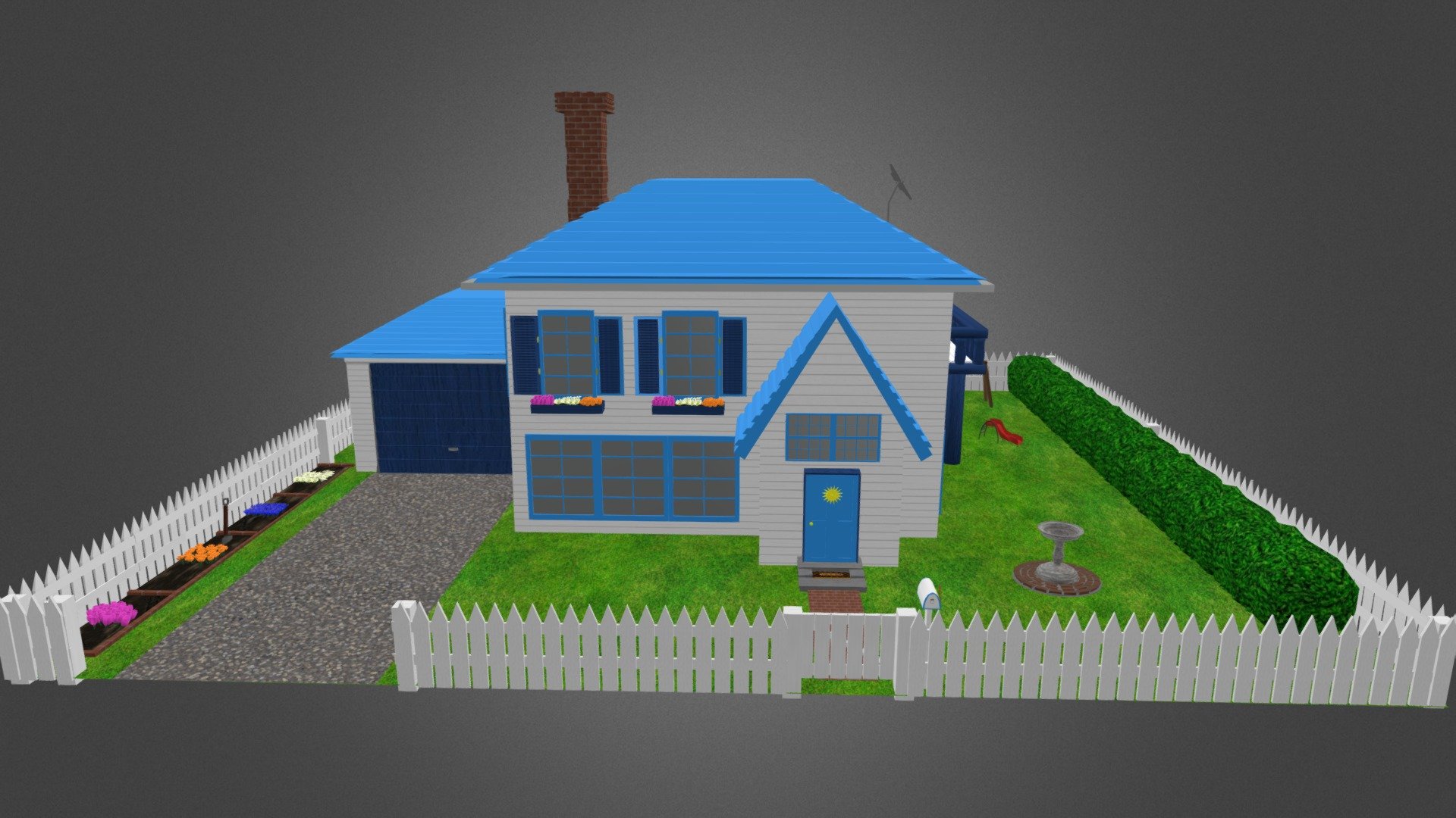 Sam's House - 3D model by Dan Morgan (@dan6666fish) [a06f152] - Sketchfab