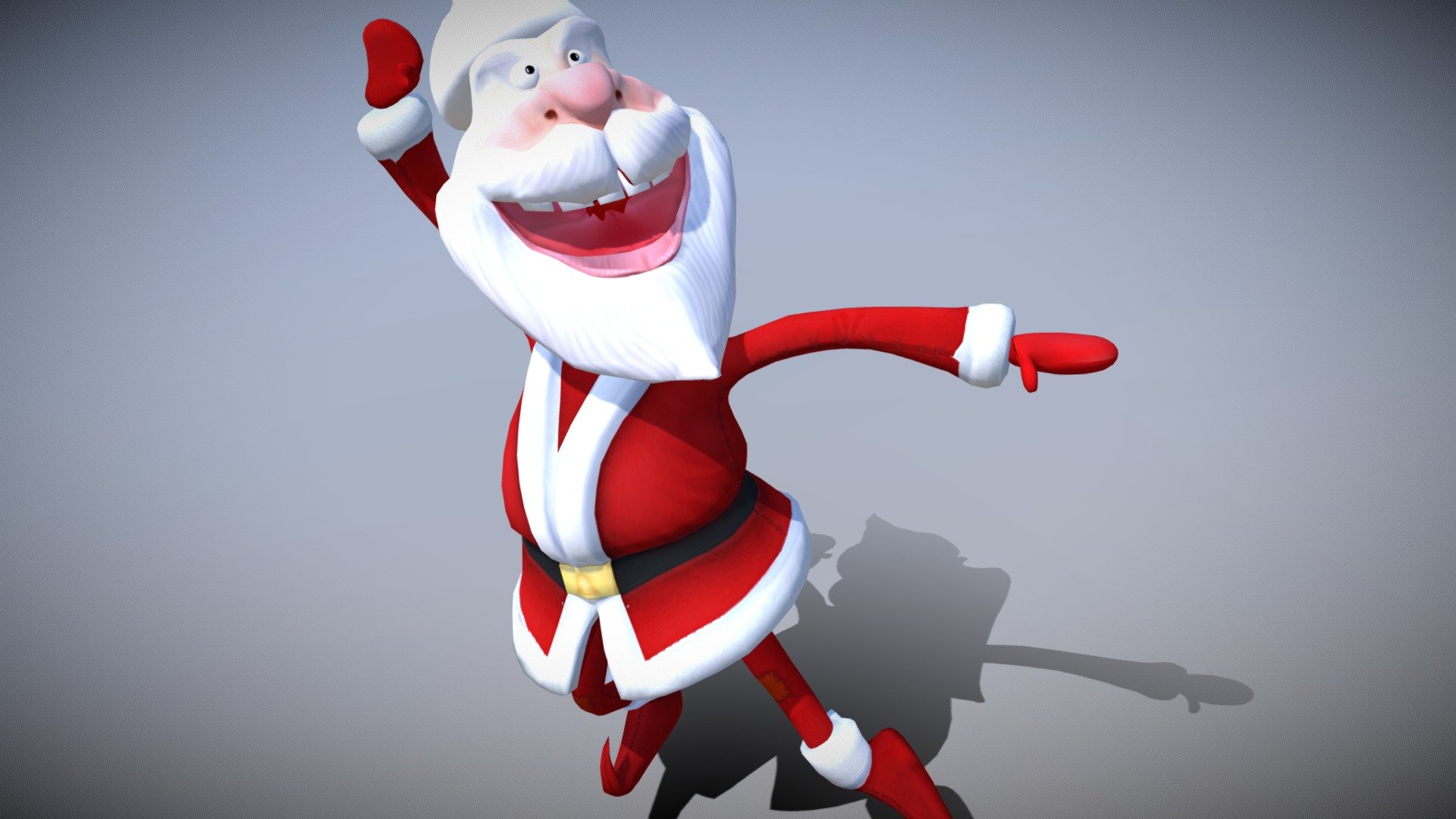 3DRT - Crazy Santa - dancing - Buy Royalty Free 3D model by 3DRT.com ...