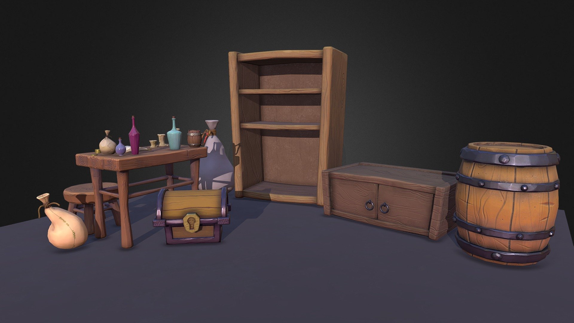 Fantasy Props - Dungeons And Dragons - 3D model by Lavi (@lavi3d ...