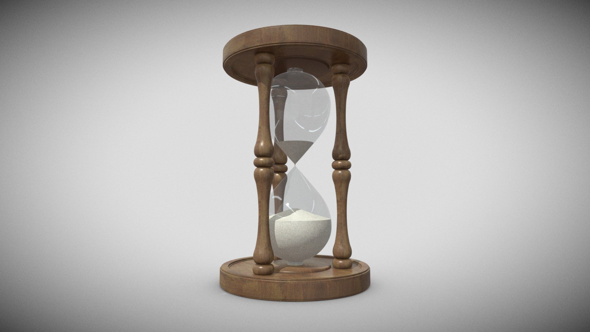 3D Hourglass Model - 3D model by nvere [a07238e] - Sketchfab